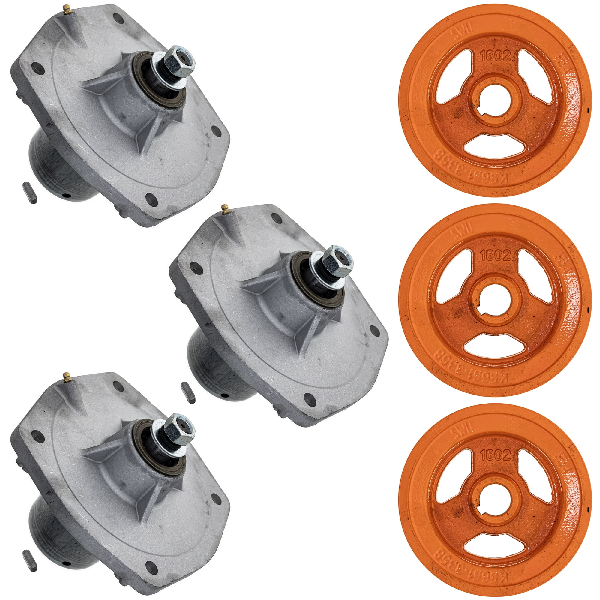 8TEN Deck Spindle Kit for Kubota RCK60RP-1500Z K5647-34510 K5651-33580 ...