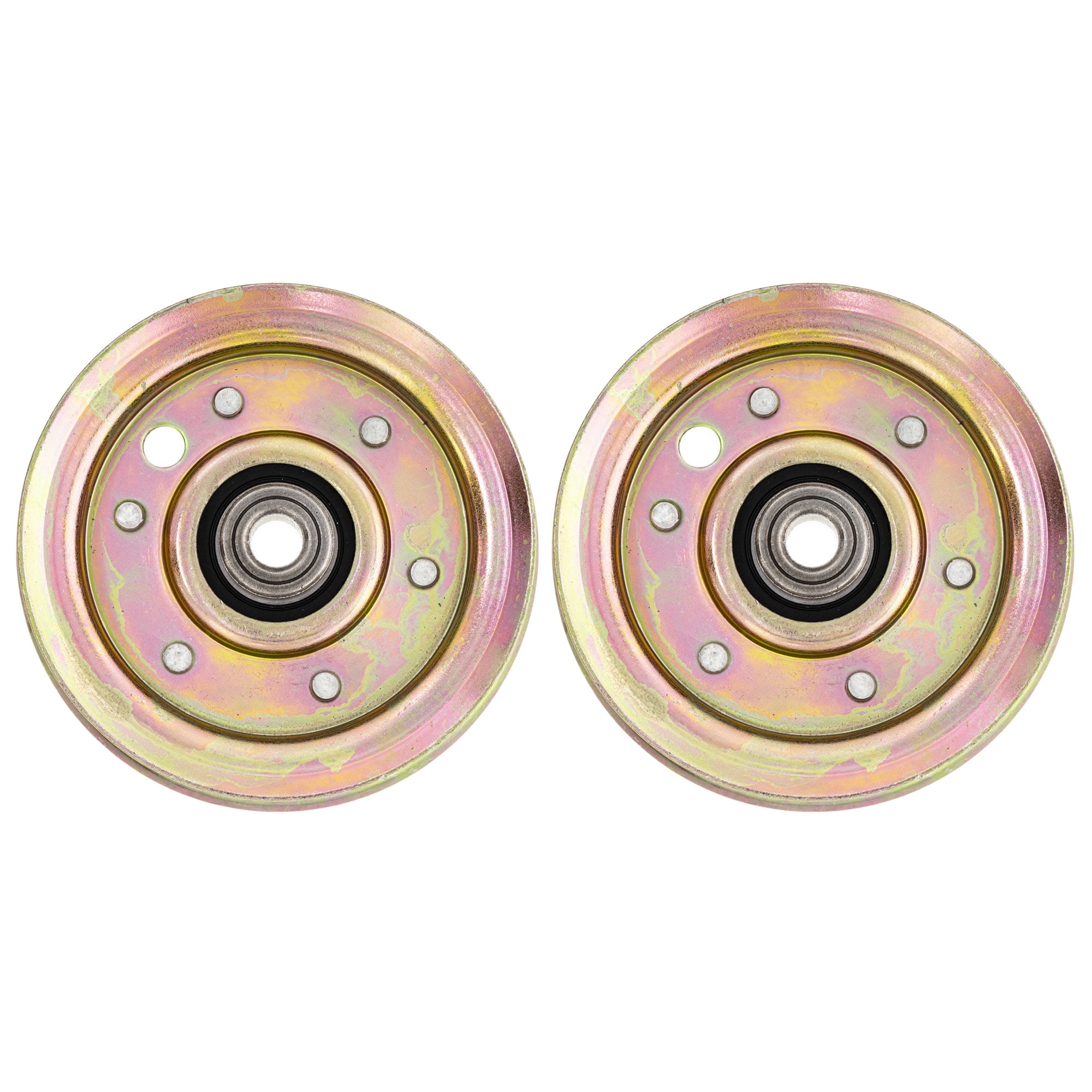 8TEN Flat Idler Pulley for AYP Husqvarna 193197 532177968 2 Pack 810 ...