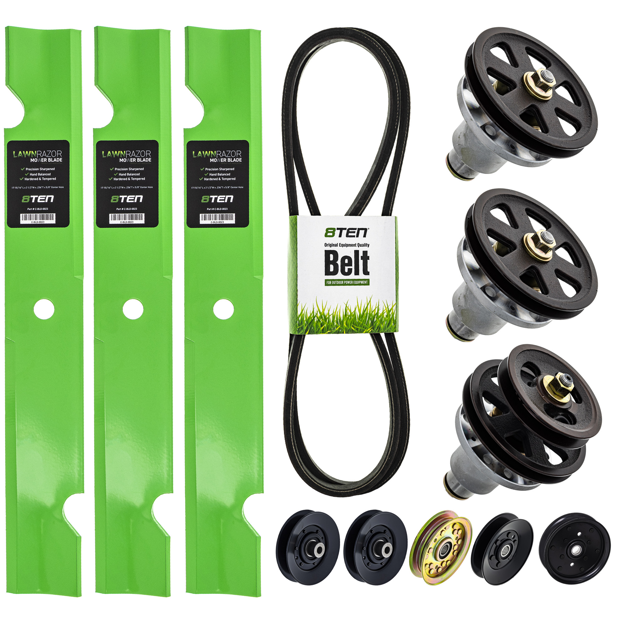 8TEN Mower Deck Rebuild Kit for Exmark 1-323532 1-553039 103-2518 52 ...