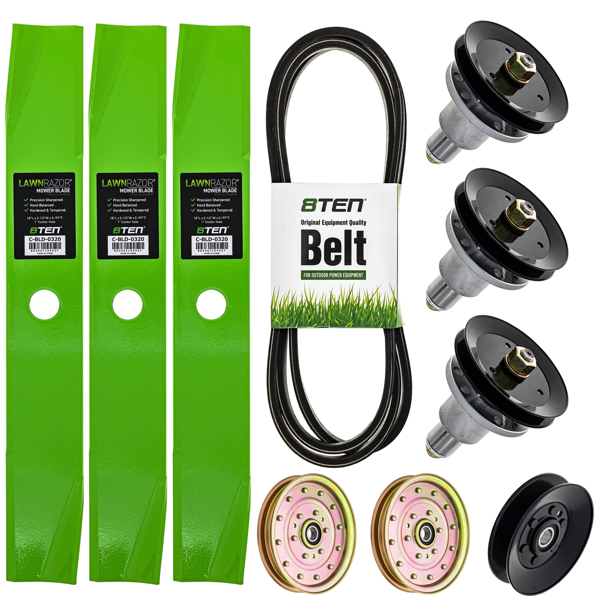 8TEN Mower Deck Rebuild Kit for Exmark 103-9076 103-6390 52-inch ...