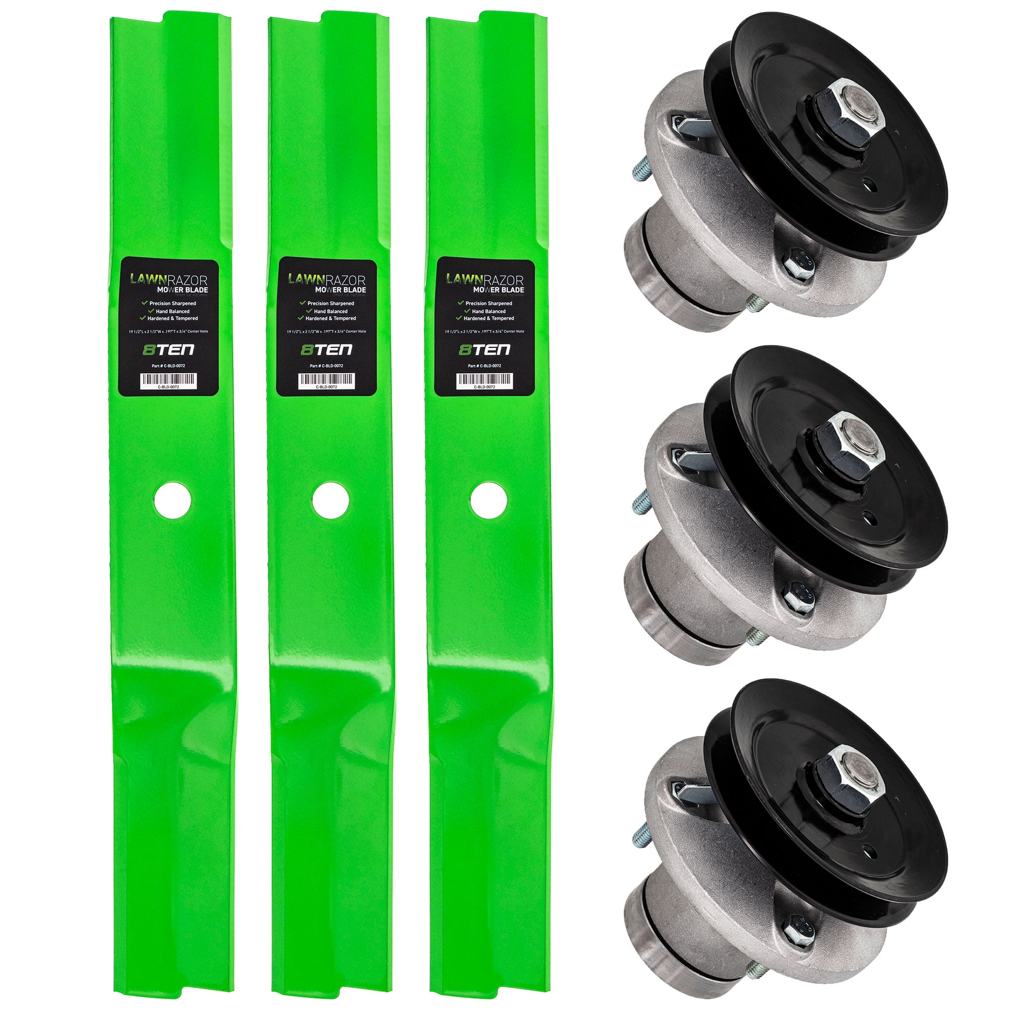 8TEN Mower Deck Rebuild Kit for Exmark 103-9076 103-9084 52-inch ...