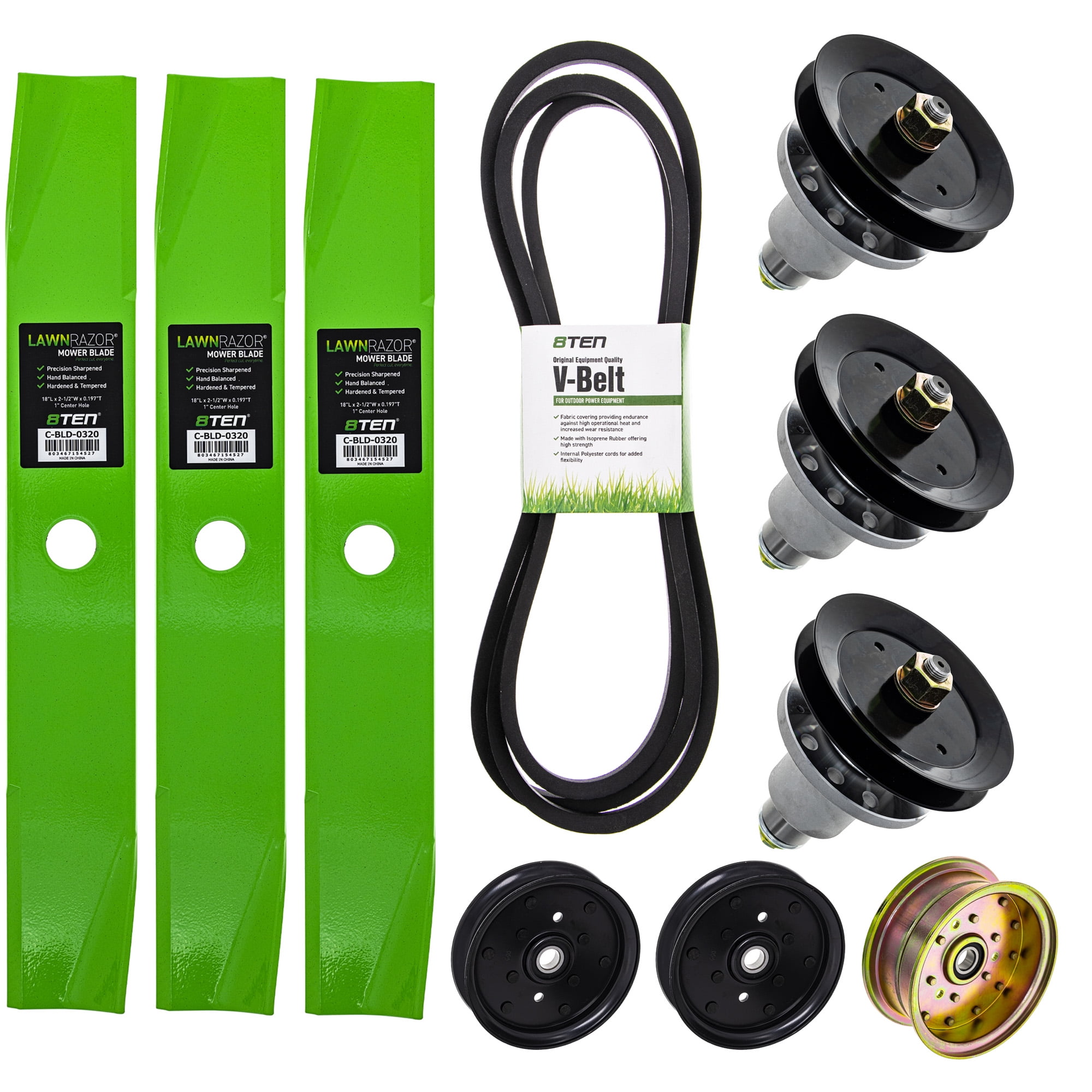 8TEN Mower Deck Rebuild Kit for Exmark 103-9077 1-613098 52-inch ...