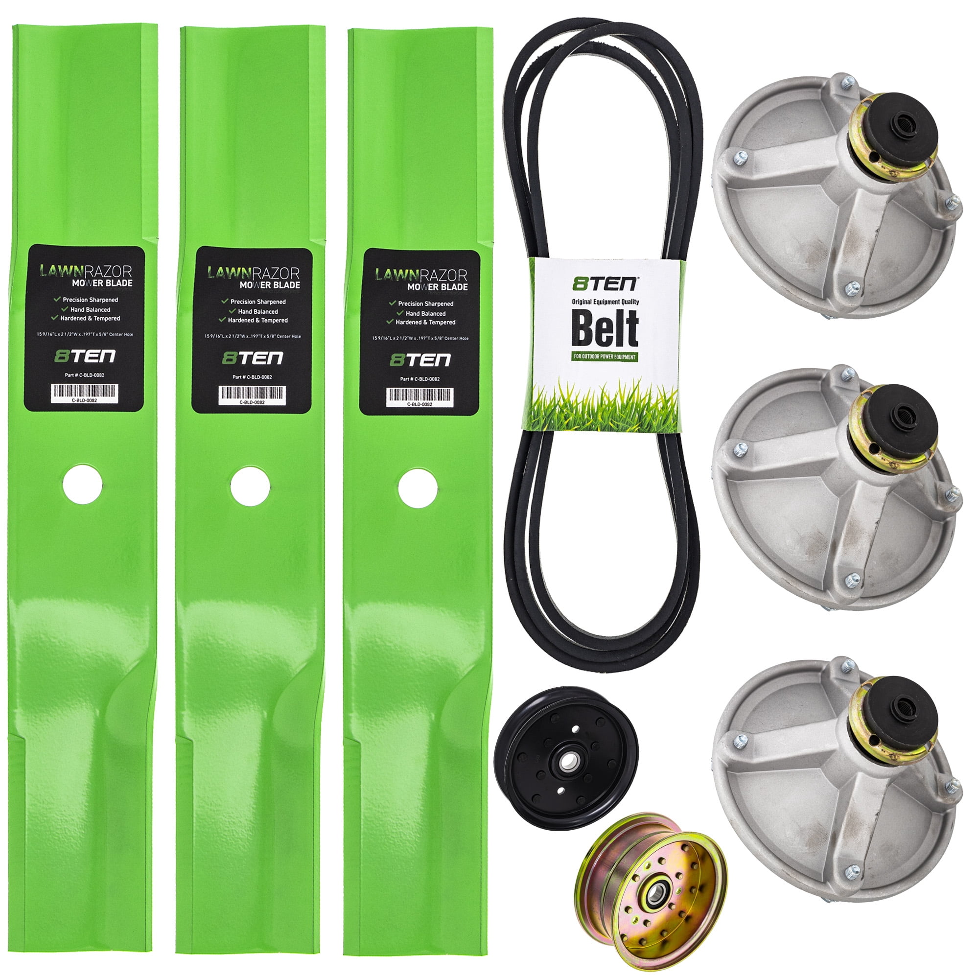 8TEN Mower Deck Rebuild Kit for Toro 80-4341 1-613098 1-413099 44-inch ...