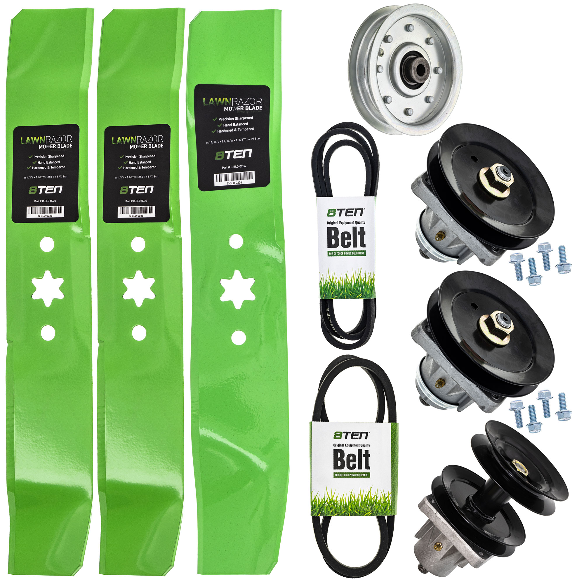 8TEN Mower Deck Rebuild Kit for Troy Bilt 942-0612A 918-0430 46-inch ...