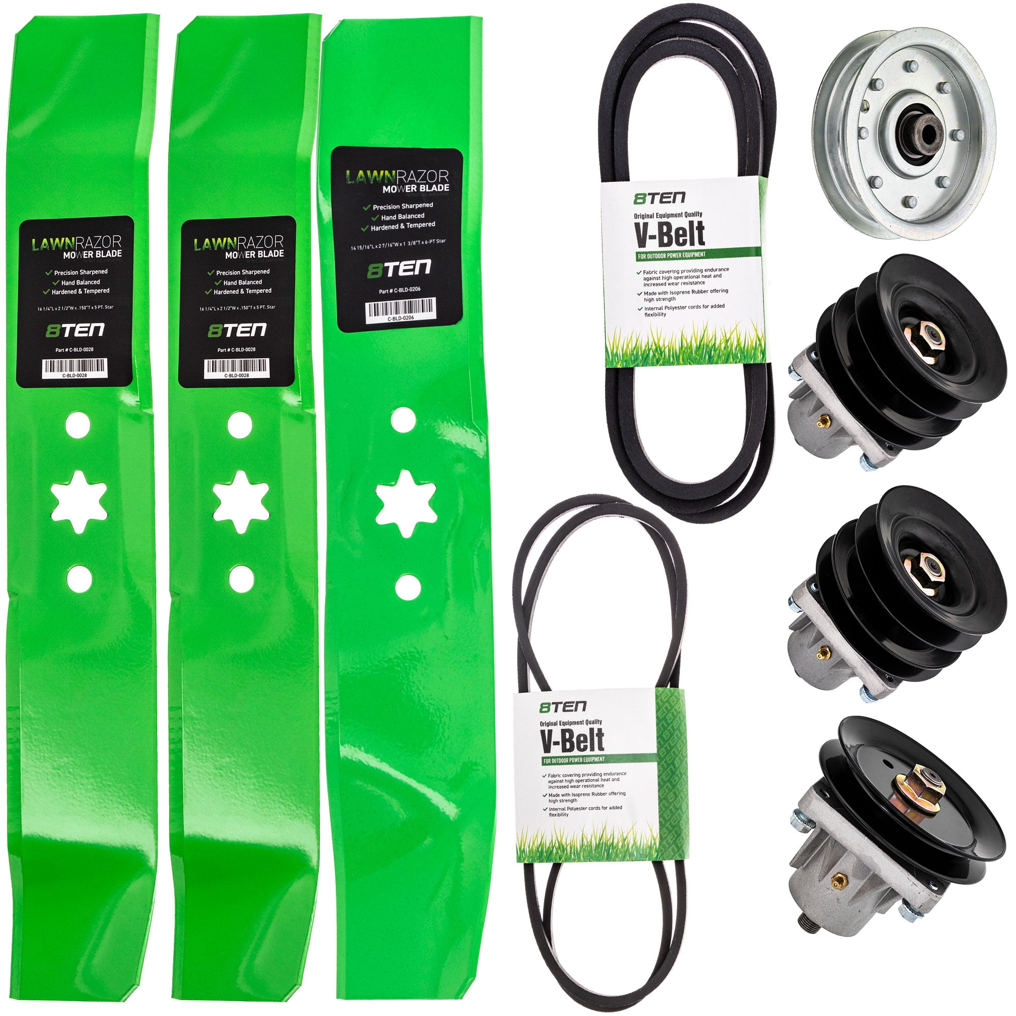 8TEN Mower Deck Rebuild Kit for Troy Bilt White Outdoor 46-inch 618 ...