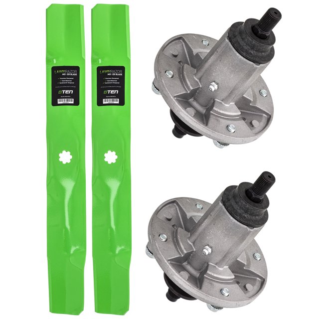 8TEN Spindle Bagging Blade Kit for John Deere 42 inch LA105 LA100 ...