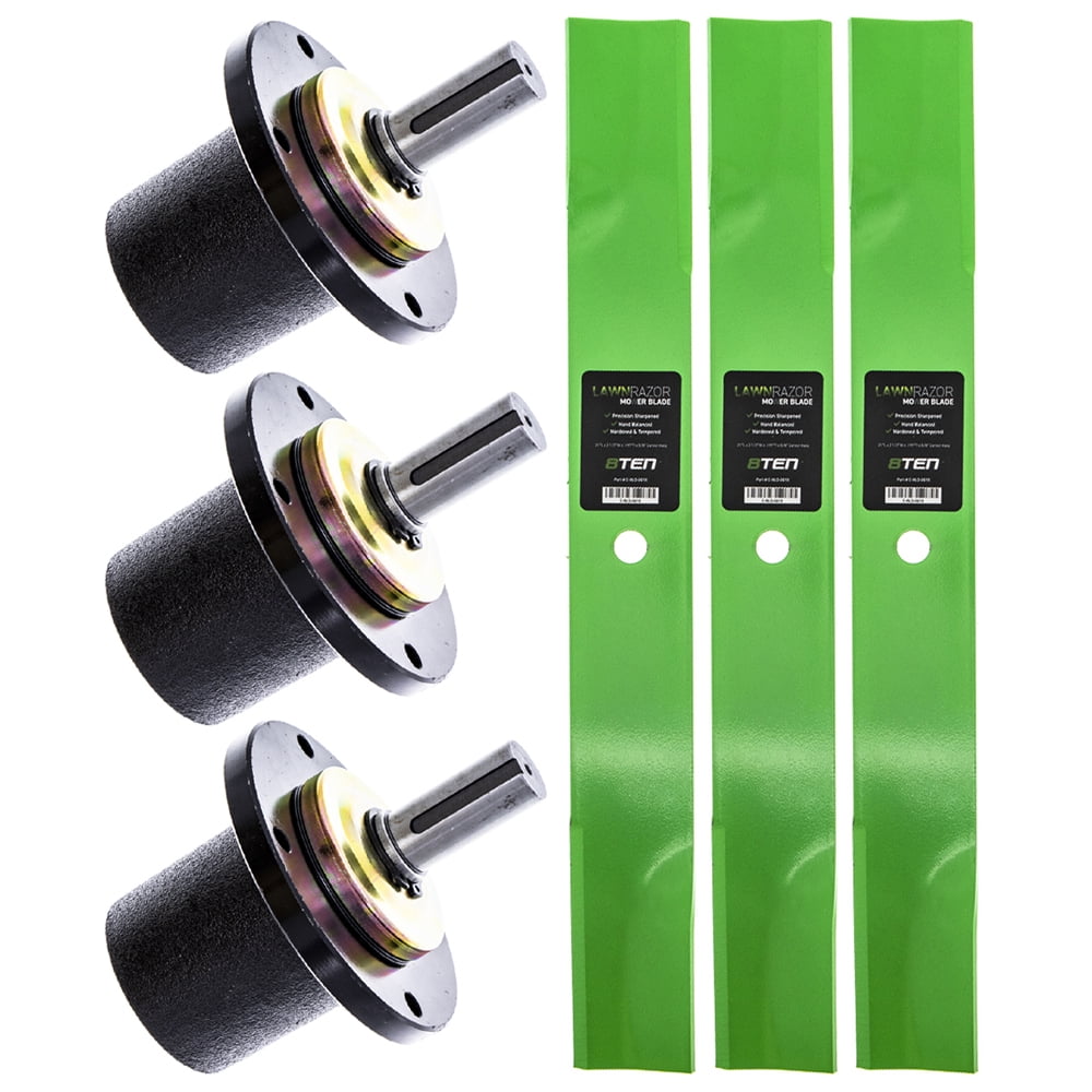 8TEN Spindle High Lift Blade Kit for Wright Mfg Stander ZK 61 MK1002063 ...