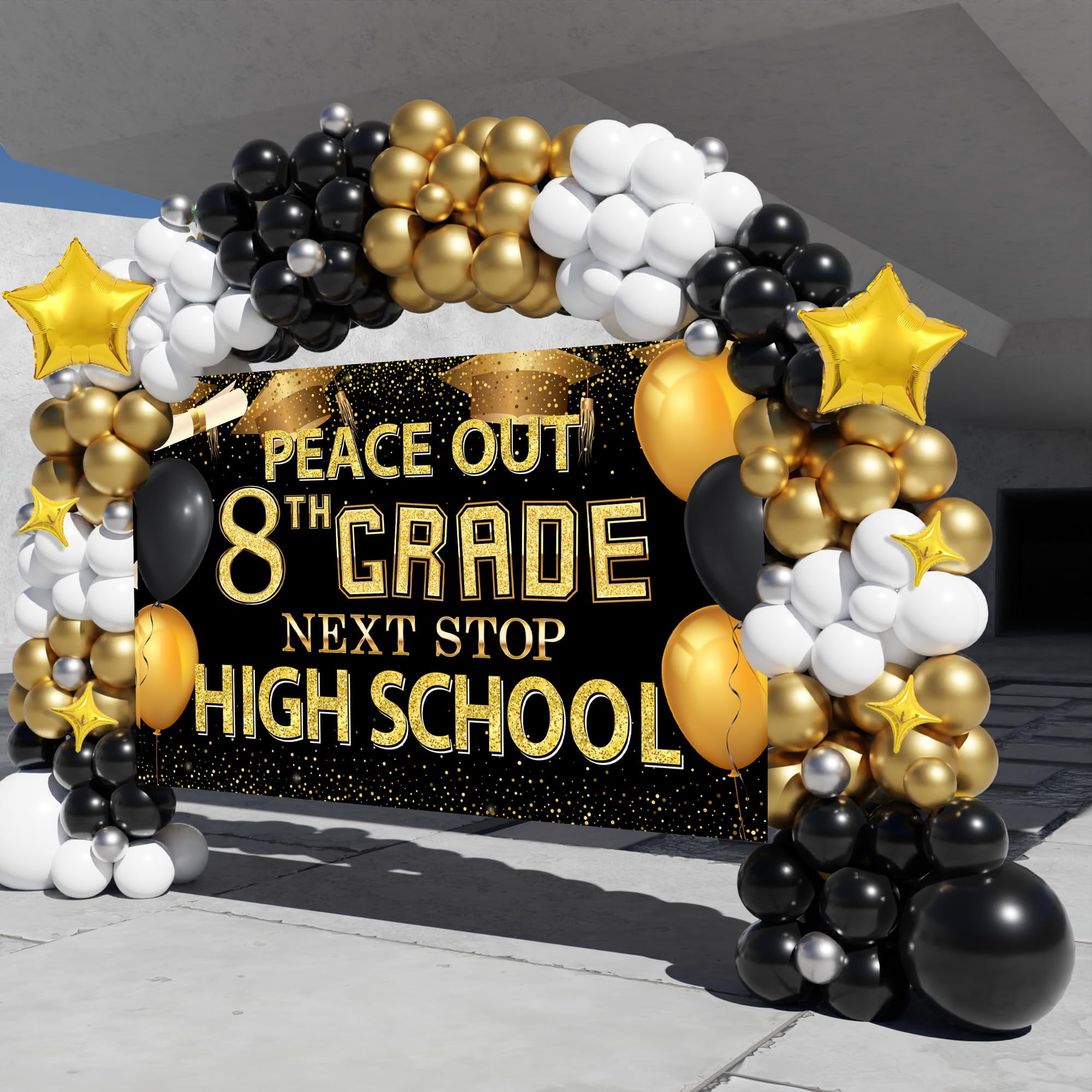 8TH Grade Graduation Decorations,169PCS IFF17 8TH Grade Graduation ...