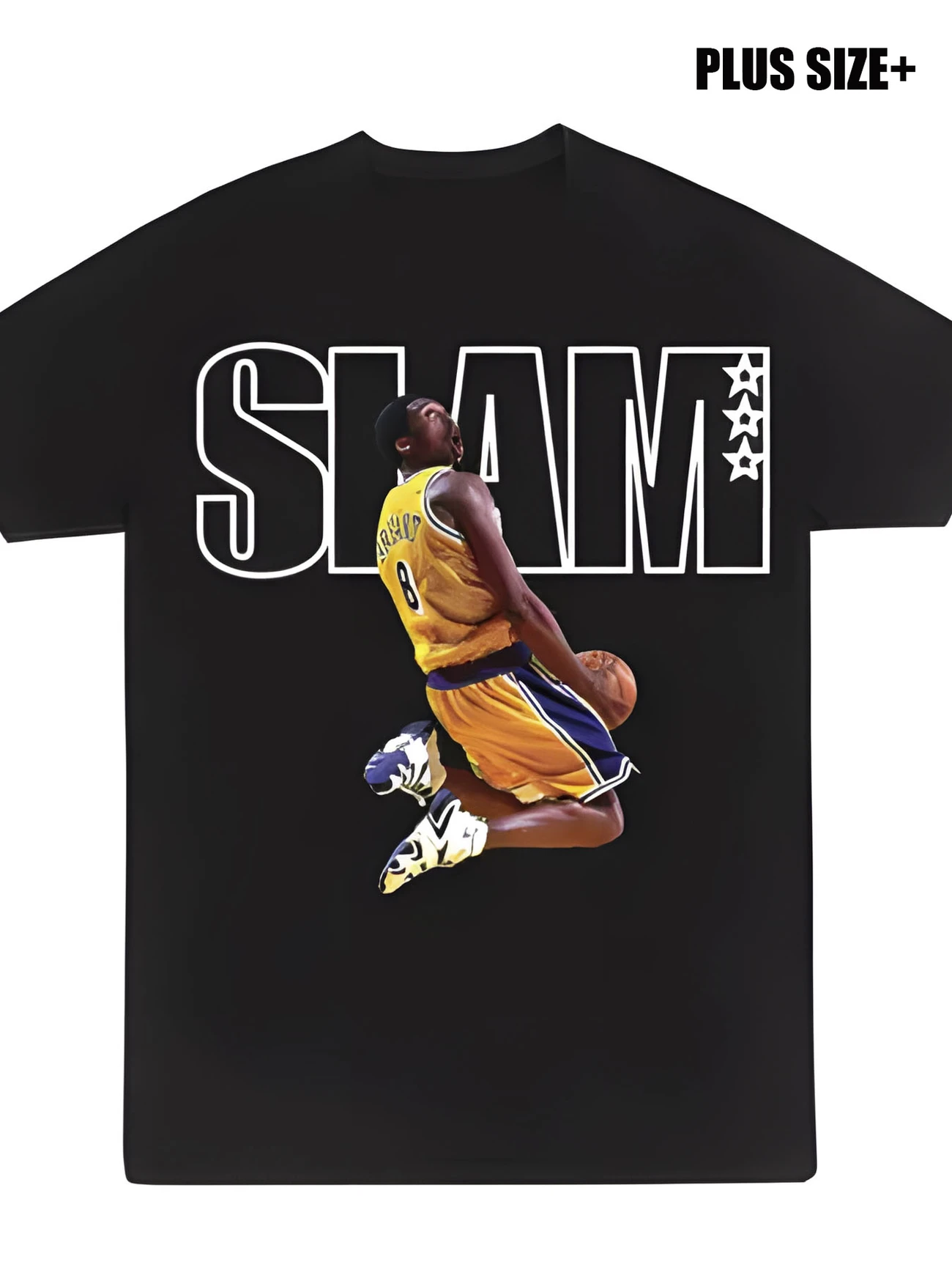 8Th Basketball Player Print Pattern, 100% Pure Cotton Plus Size Men'S T ...