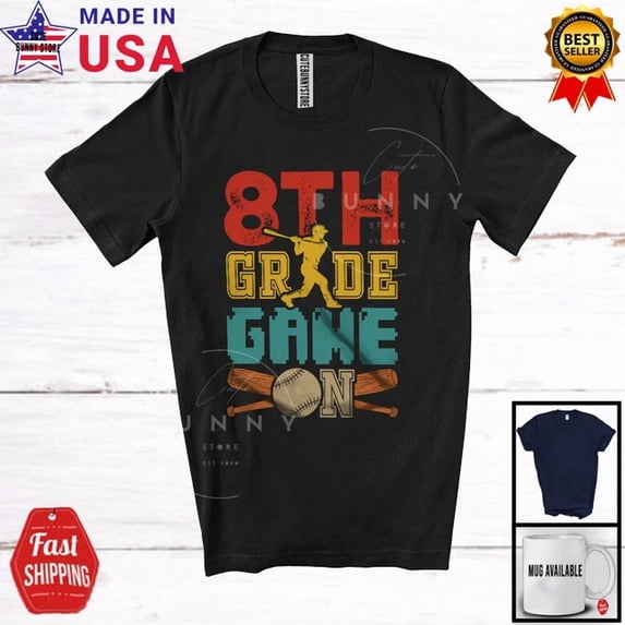 8Th Grade Game; First Day Of School Vintage Baseball; Students Teacher ...