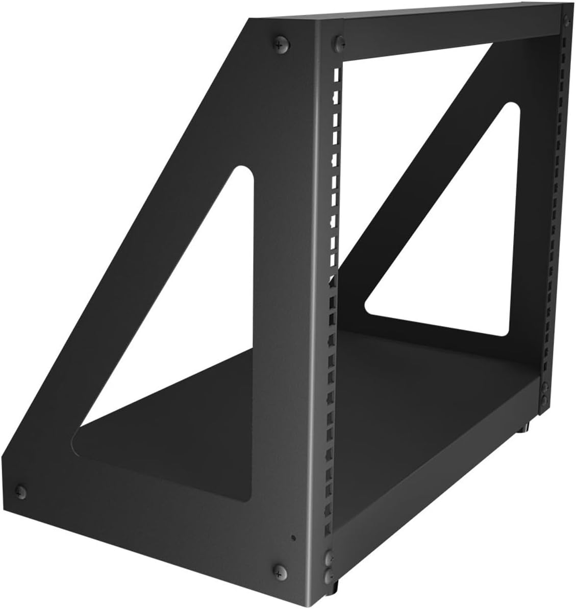 8U 2 Post Server Rack for 19 Inch Equipment, Freestanding Desktop Rack ...