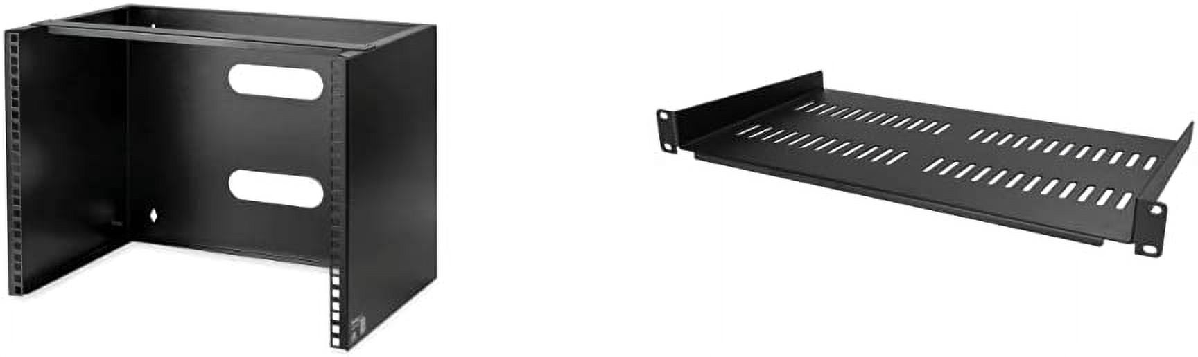 8U Wall Mount Patch Panel Bracket - 13.75 inch Deep - 19" Patch Panel ...