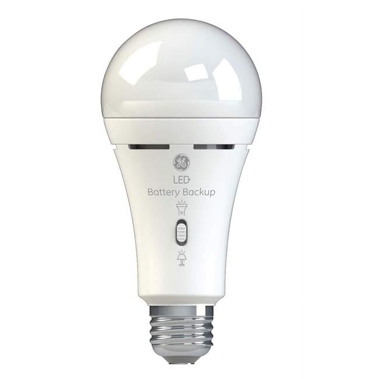 8W A21 Medium LED Battery Backup Light Bulb, Soft White - Walmart.com