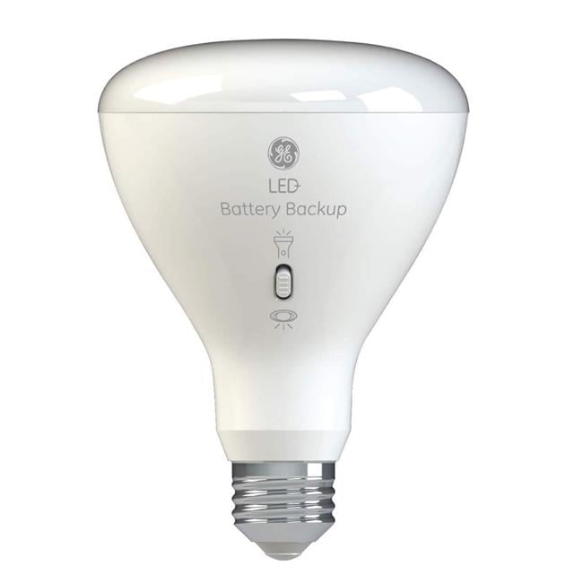8W BR30 Medium LED Battery Backup Light Bulb, Soft White - Walmart.com