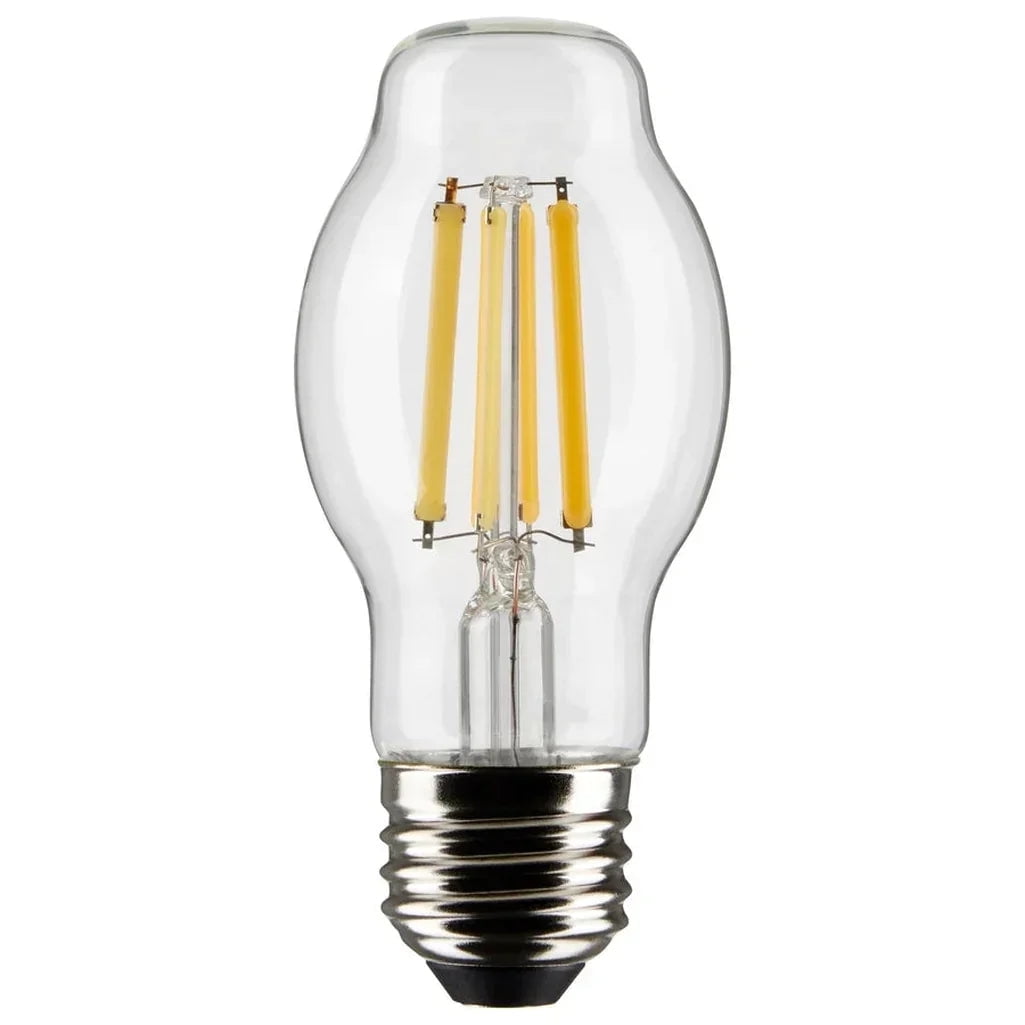 8W BT15 LED - Clear - Medium base - 90 CRI - 5000K - 120V - 6-Pack ...