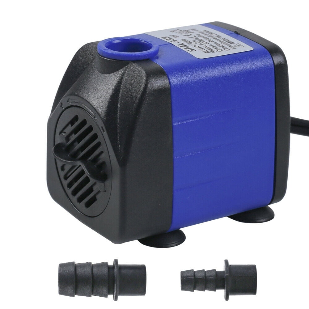 8W Submersible Water Pump for Pond Aquarium Fish Tank Hydroponics Blue ...