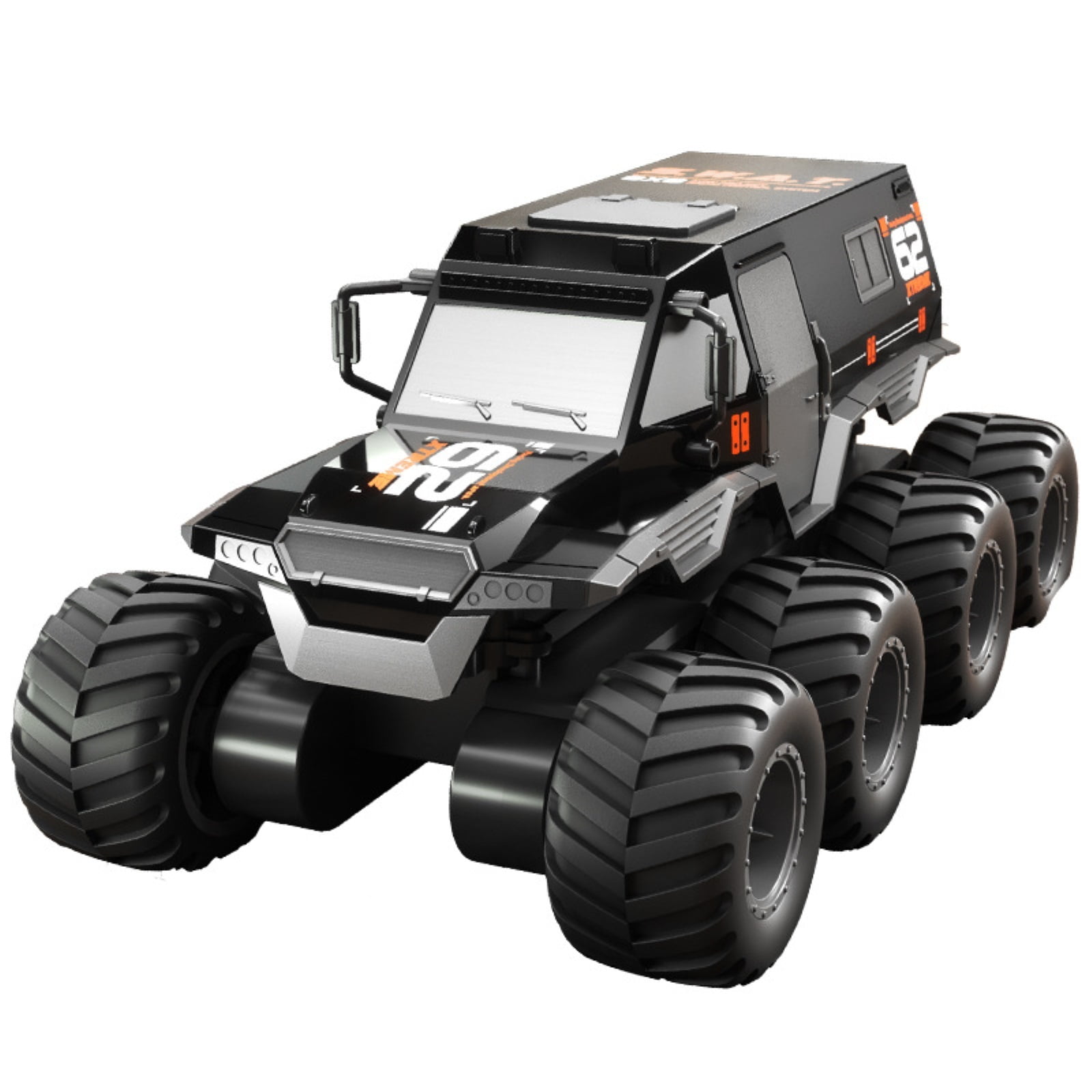 8WD RC Car for Adults,2.4G Amphibious 8 Wheel Remote Control Truck ...