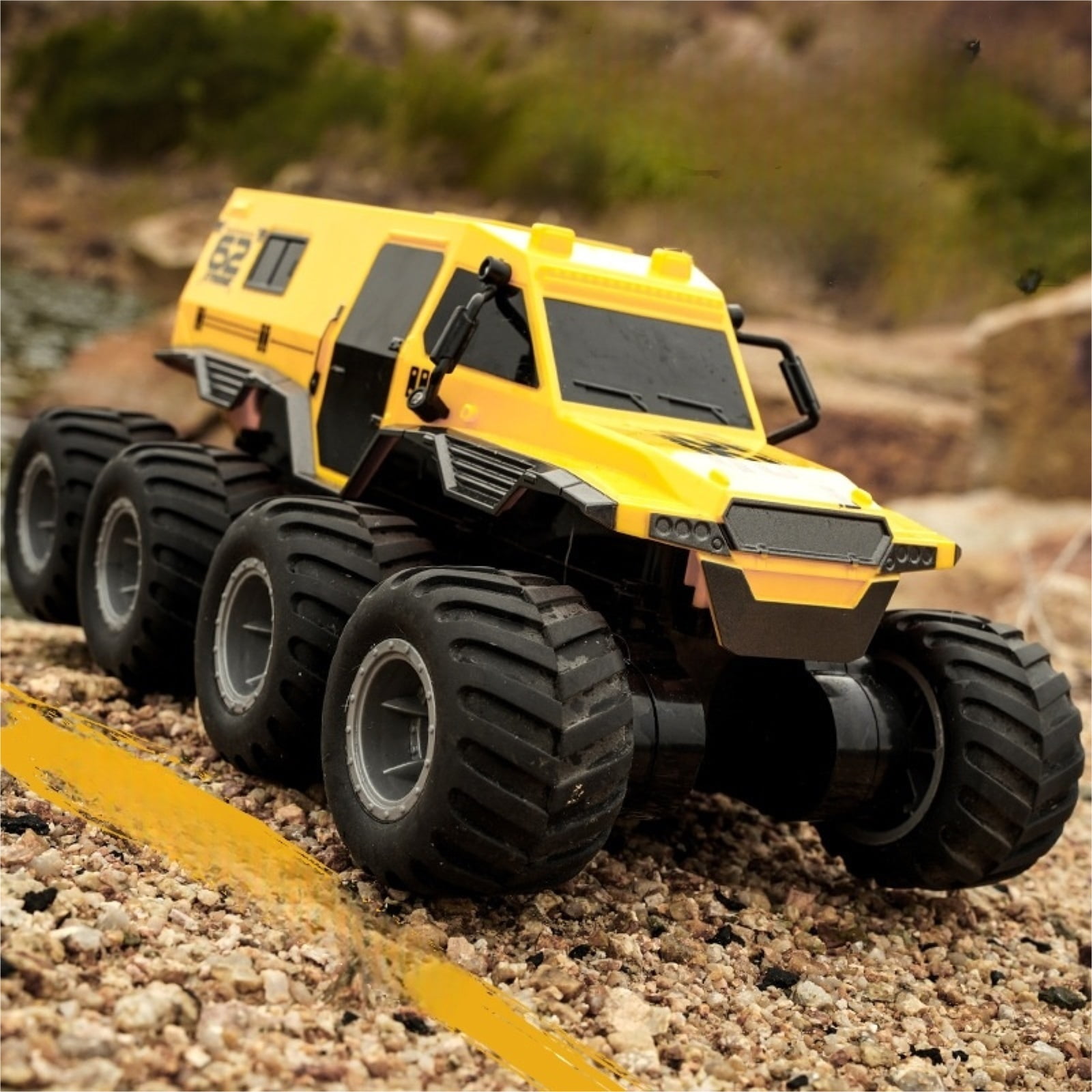 8WD RC Car for Adults,2.4G Amphibious 8 Wheel Remote Control Truck ...