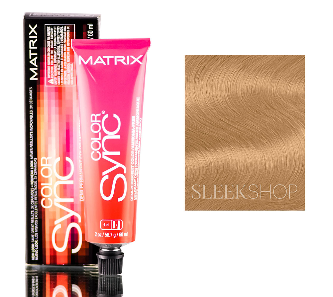8WN - Medium Blonde Warm Neutral , Matrix SoColor Sync Demi Pre-Bonded ...
