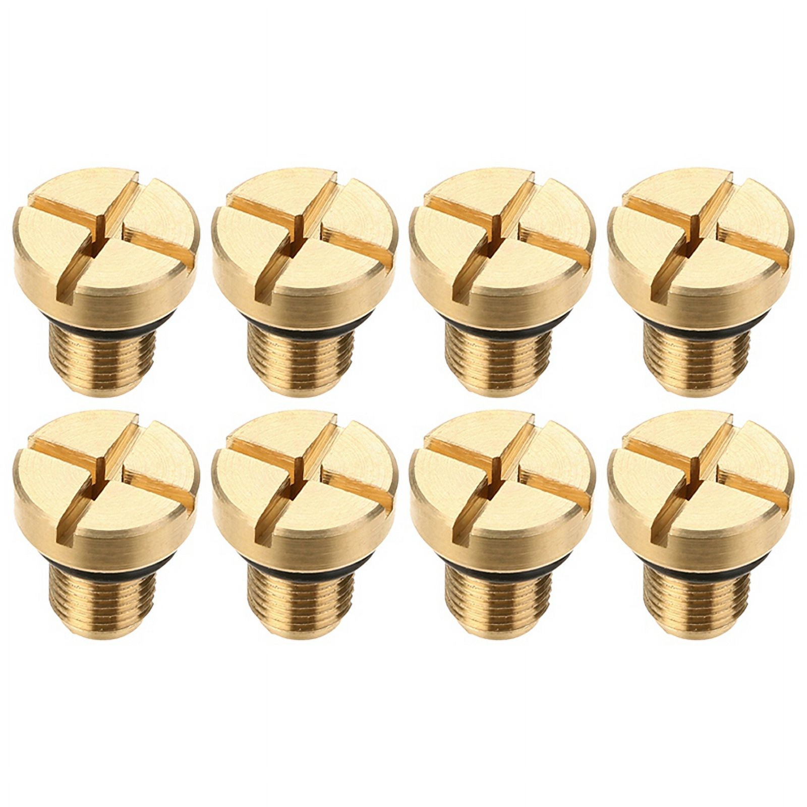 8X 17111712788 Radiator Overflow Coolant Expansion Tank Bleeder Screw ...