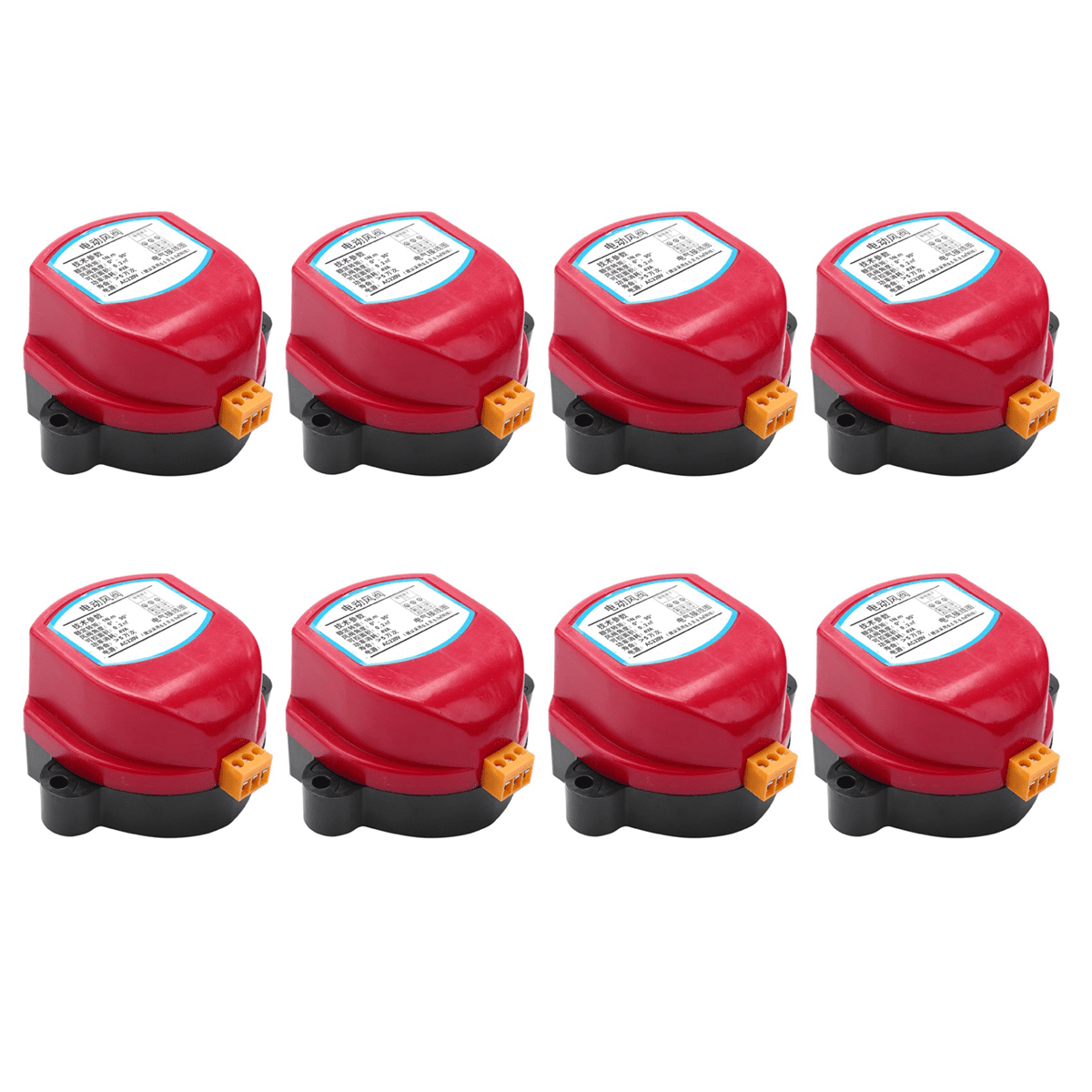 8X 220V Actuator for Air Damper Valve Electric Air Duct Motorized ...