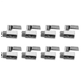 8X 304 Stainless Steel Mini Ball Valve(1/2 Inch Female X Male) NPT ...