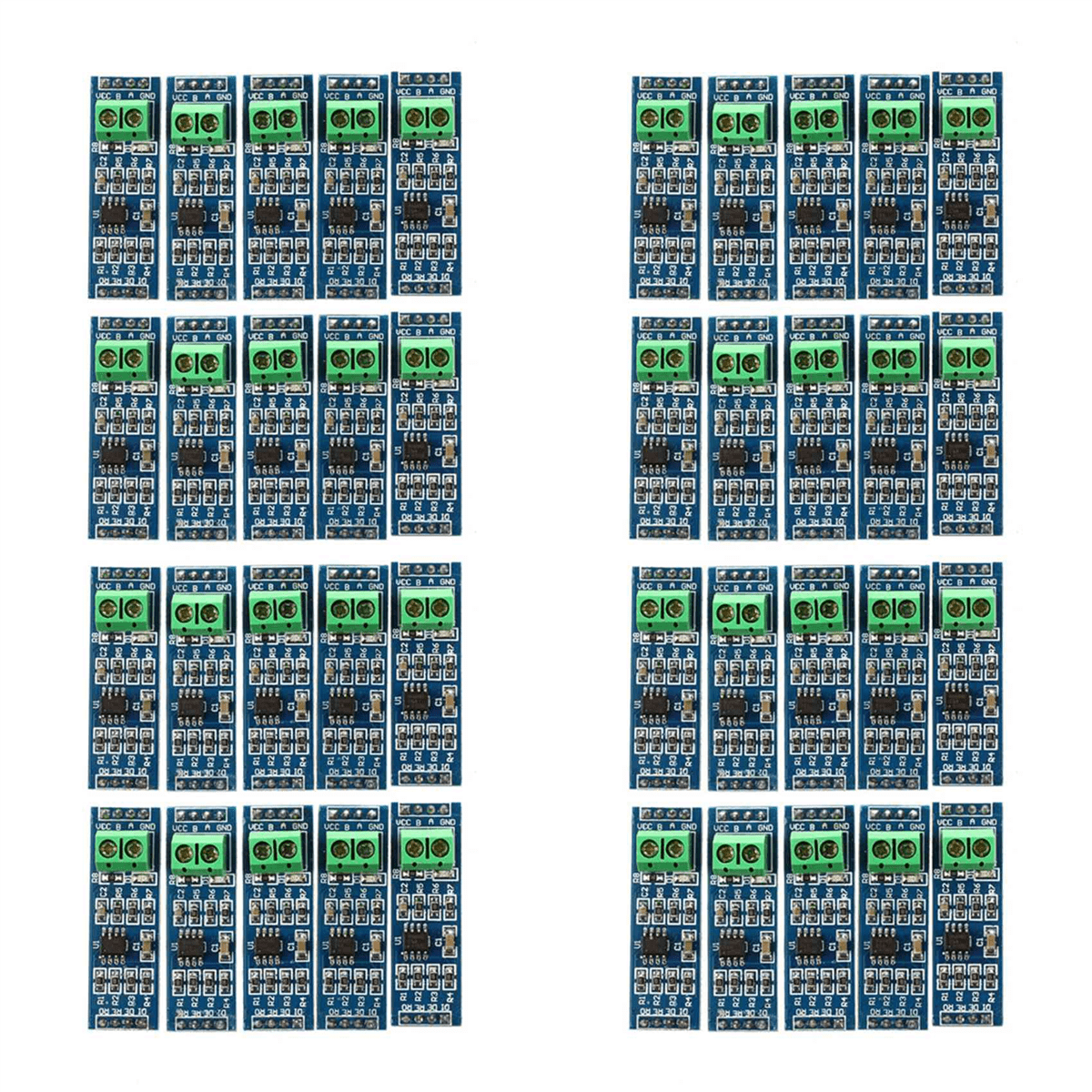 8X 5 MAX485 Module/RS485 Module/TTL to -485 Module Converter Board for ...
