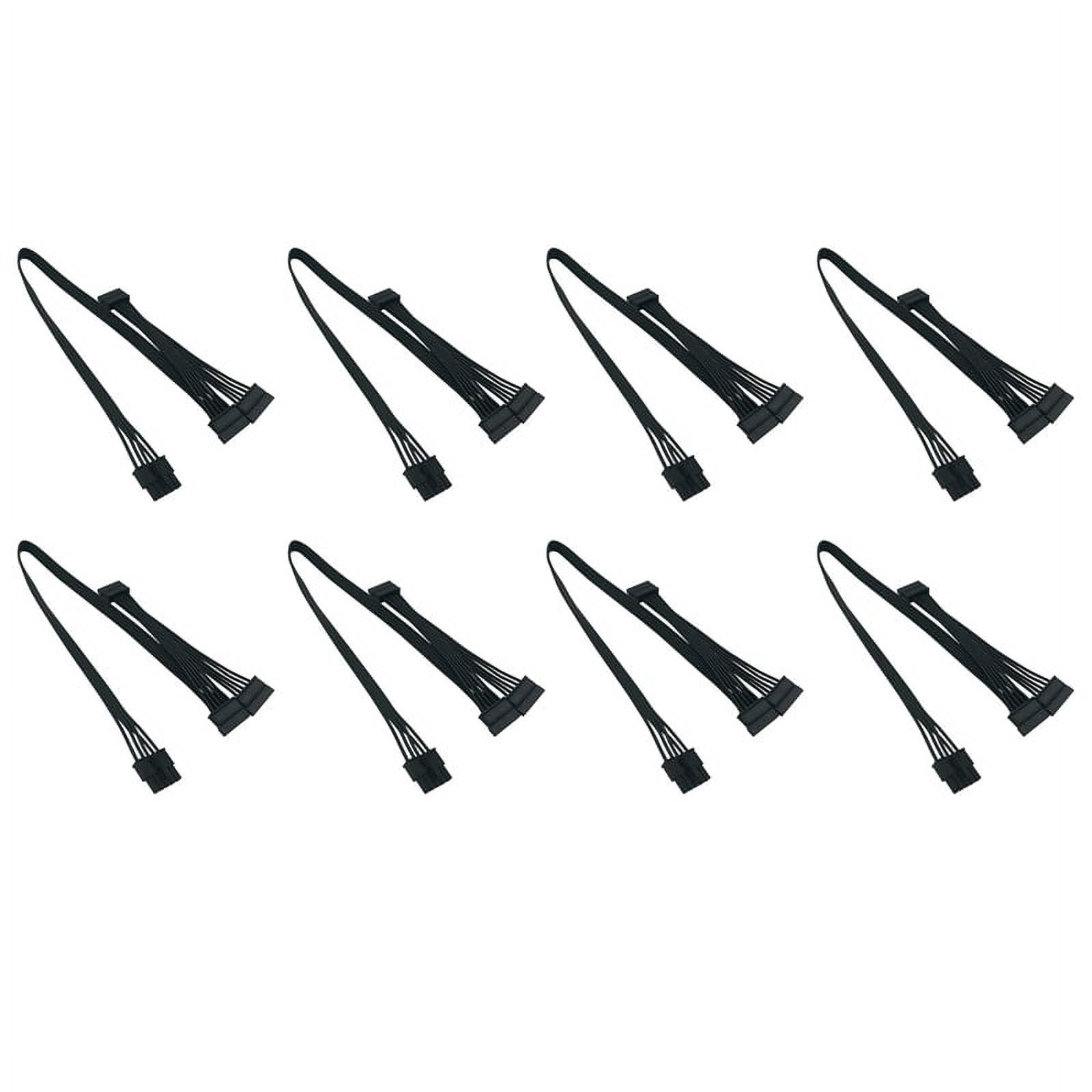 8X 5 Pin to 3 SATA Hard Drive HDD Power Cable Only for V550 V650 V750 ...