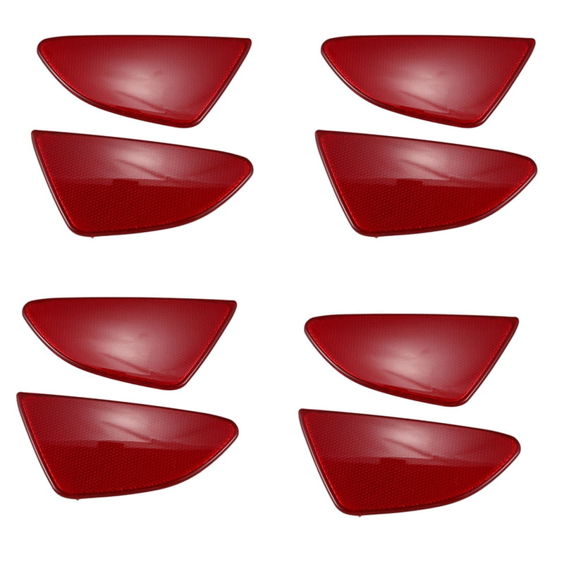 8X ABS Plastic Rear Tail Fog Light Lamp Reflector Panel Set for 2 Demio ...