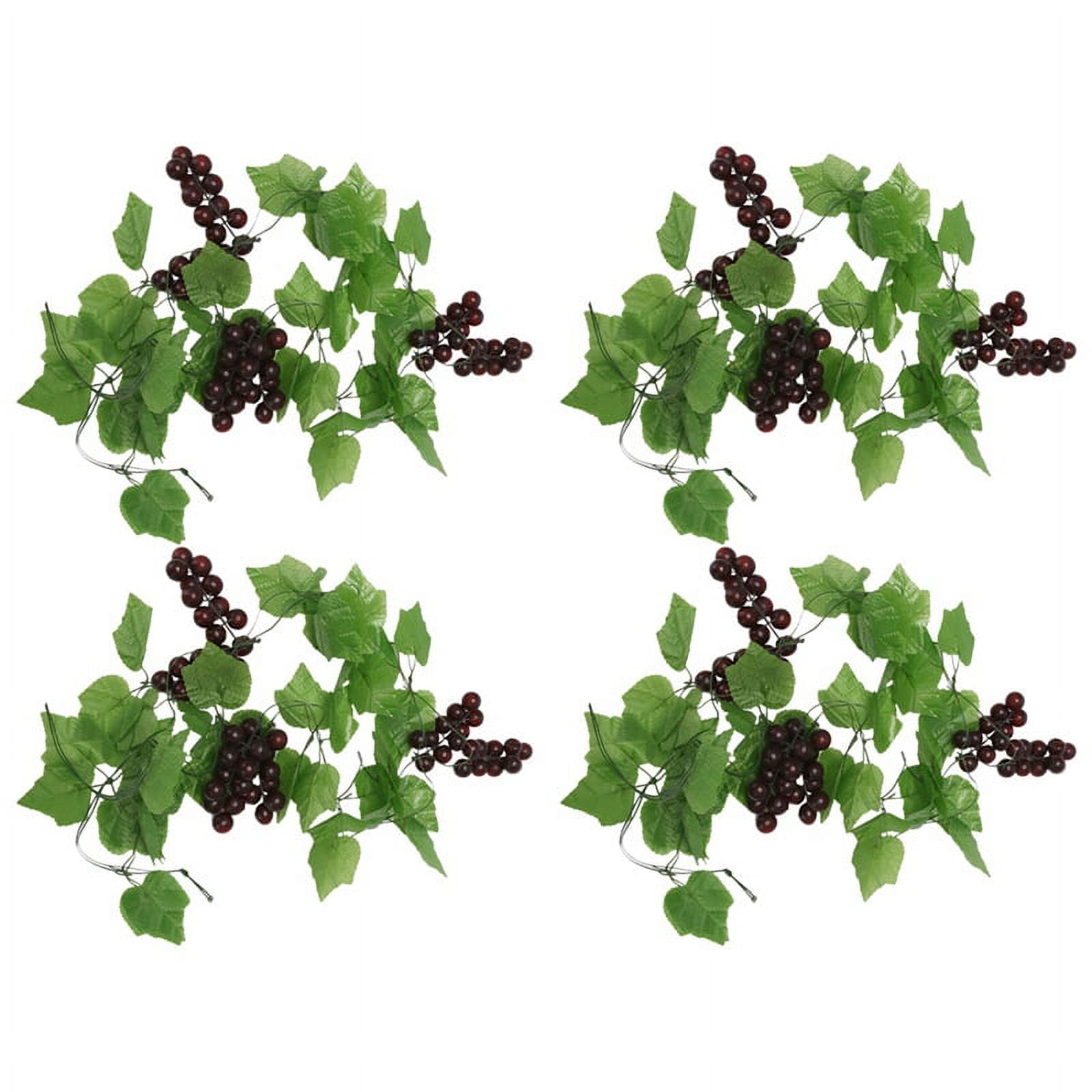 8X Artificial Grape Vine Garland Fruit for Home Garden Decoration ...