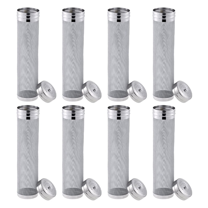 8X Beer Dry Hopper Filter,300 Micrometre Mesh Stainless Steel Hop Strainer , Homebrew Beer ...