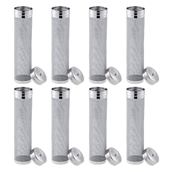 8X Beer Dry Hopper Filter,300 Micrometre Mesh Stainless Steel Hop Strainer , Homebrew Beer ...