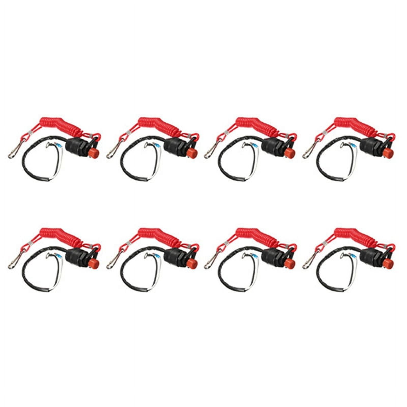 8X Boat Motor Emergency Kill Stop Switch for /Tohatsu Outboard Stop ...