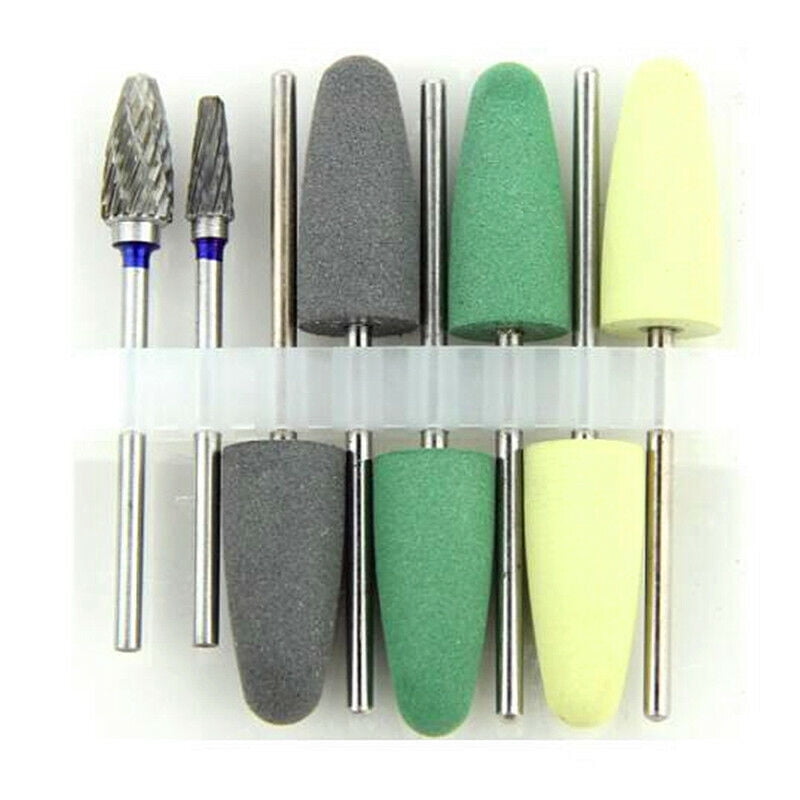 8X Dental Silicone Resin Base Acrylic Polishing Bur Dental Lab Diamond ...