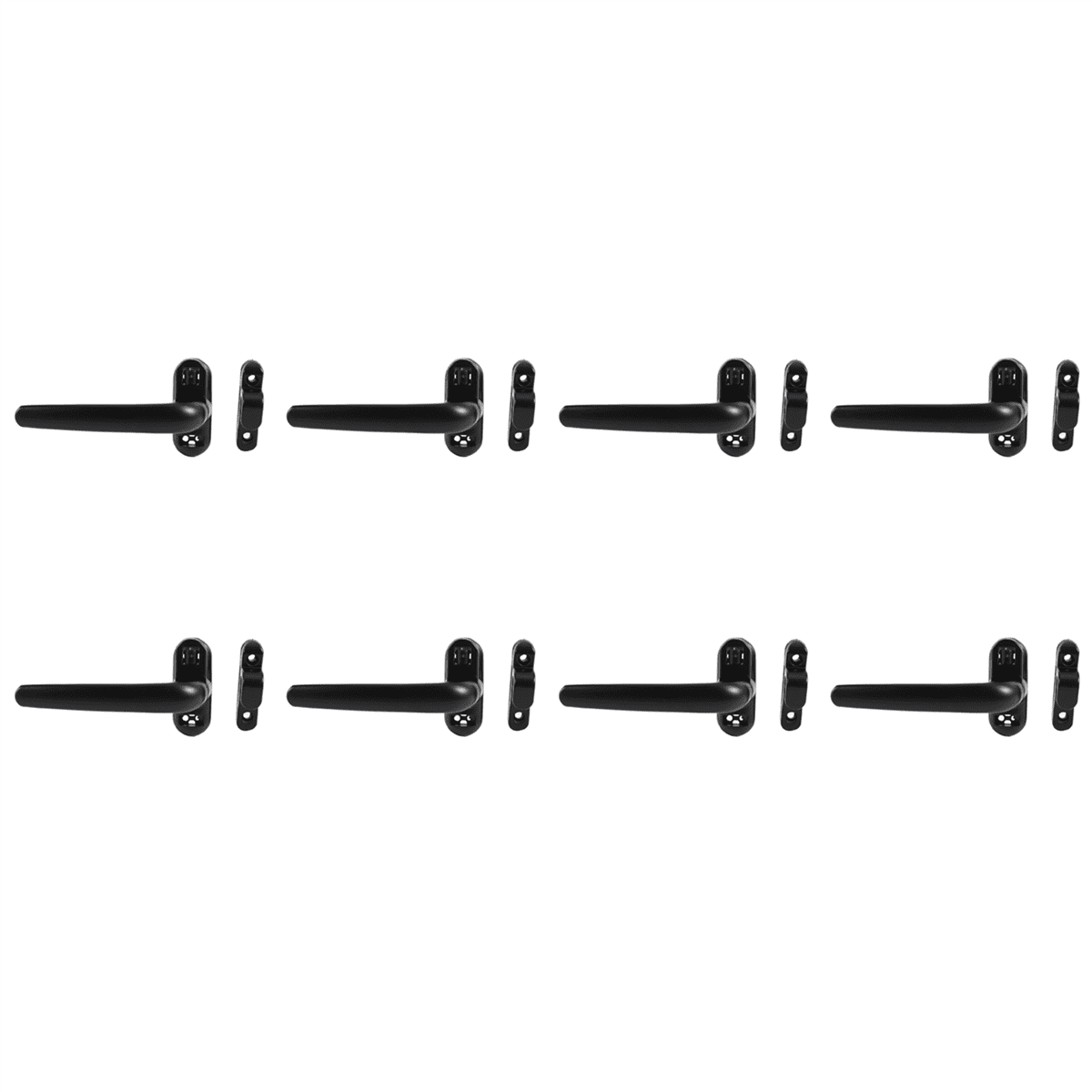 8X Door and Window Handle Lock Casement Window Lock Wheel Handle Black ...