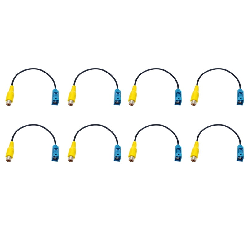 8X Fakra Reversing AV-in Camera Video Connection Cable Parking Adapter ...