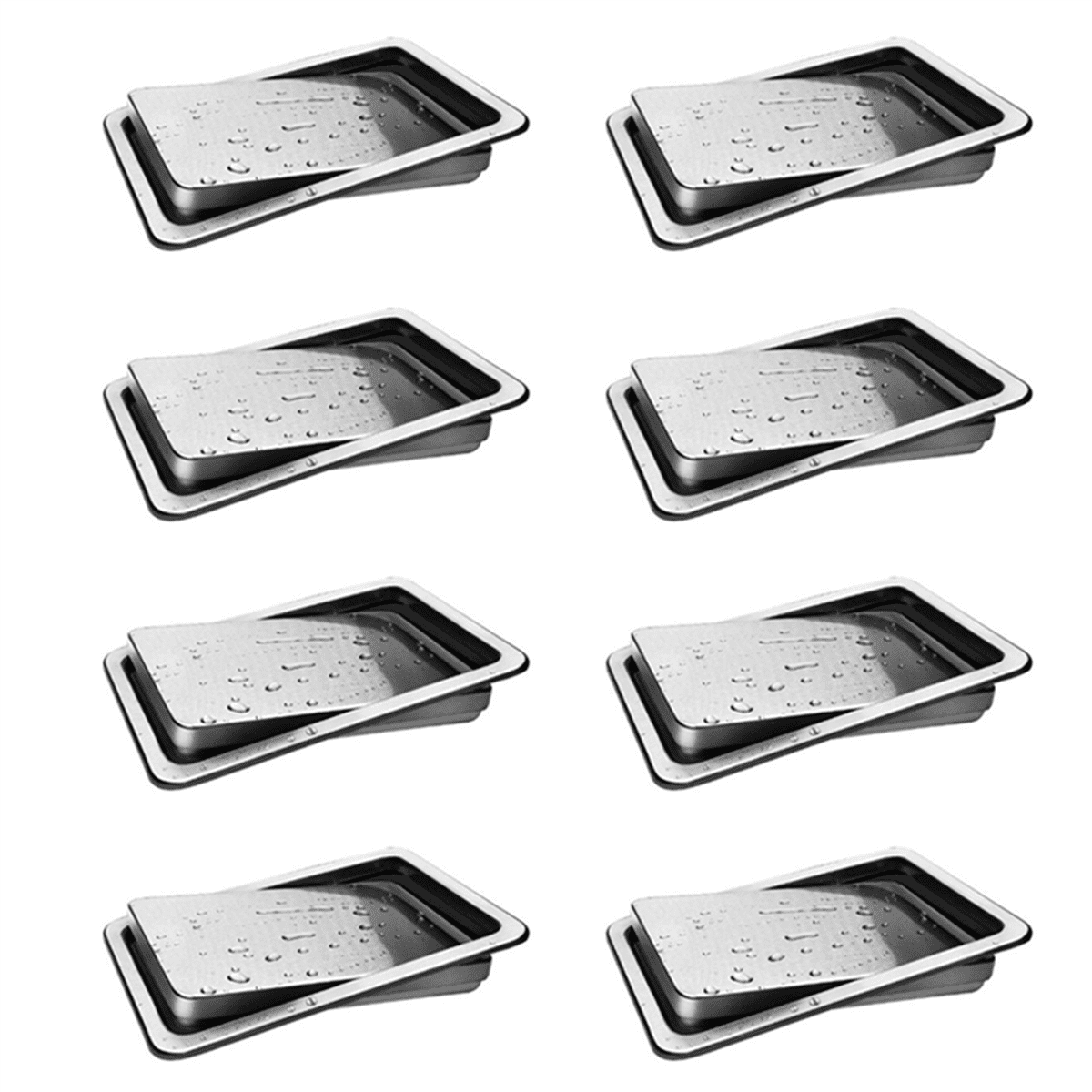 8X Garbage Flap Lid Trash Bin Cover Flush Built-in Balance Swing Flap ...