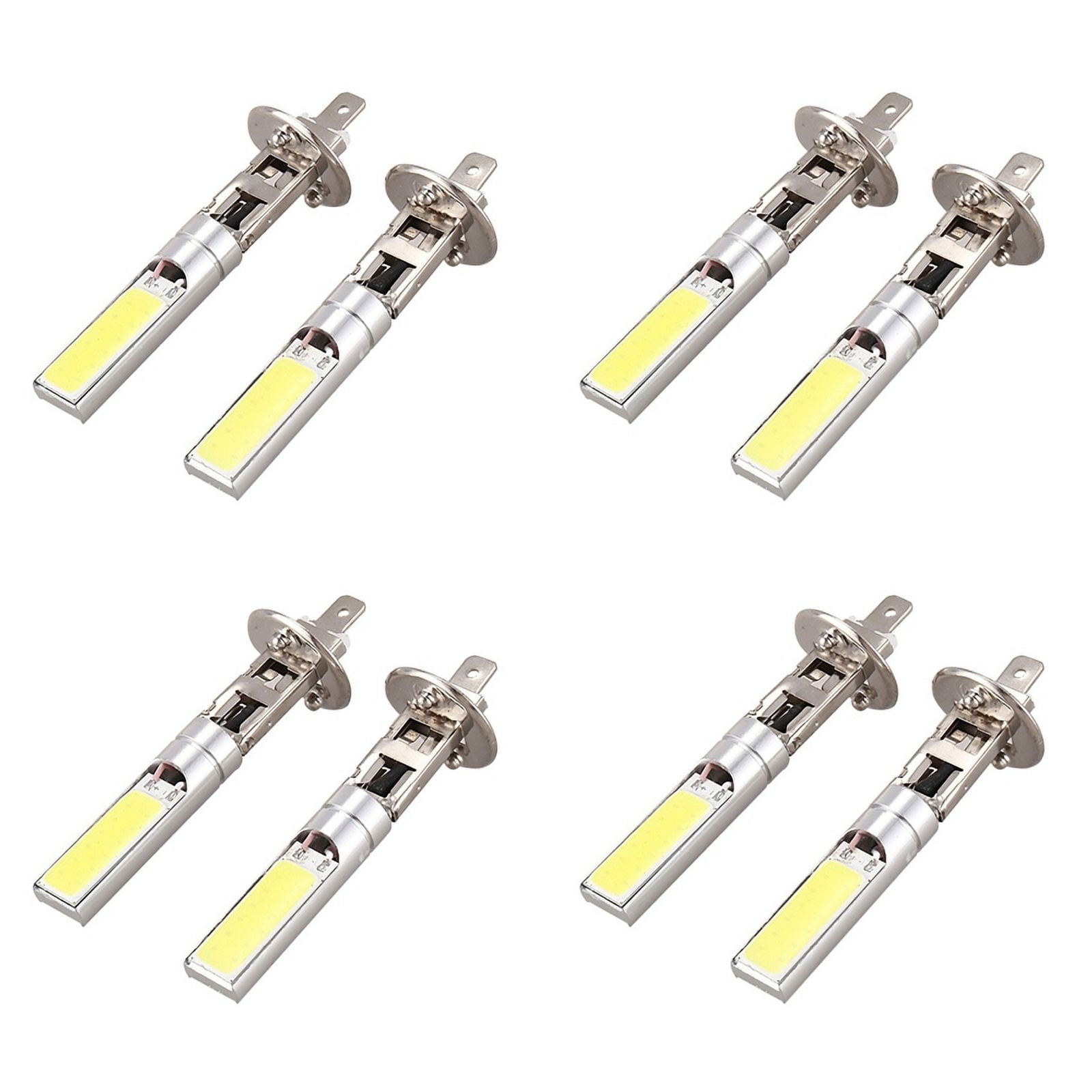 8X H1 Xenon White 6000K 7.5W COB LED SMD DRL Driving Fog Beam Head ...