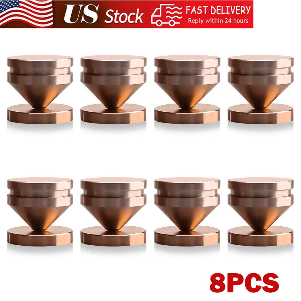 8X HIFI Audio Speaker Isolation Feet Floor Nails Turntable Stand Foot ...
