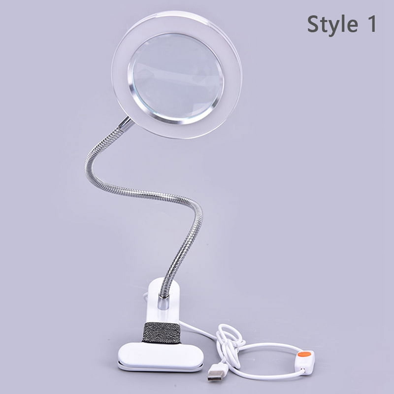8X LED Magnifying Glass Lamp Desk Table Light Loupe Magnifier Tattoo ...