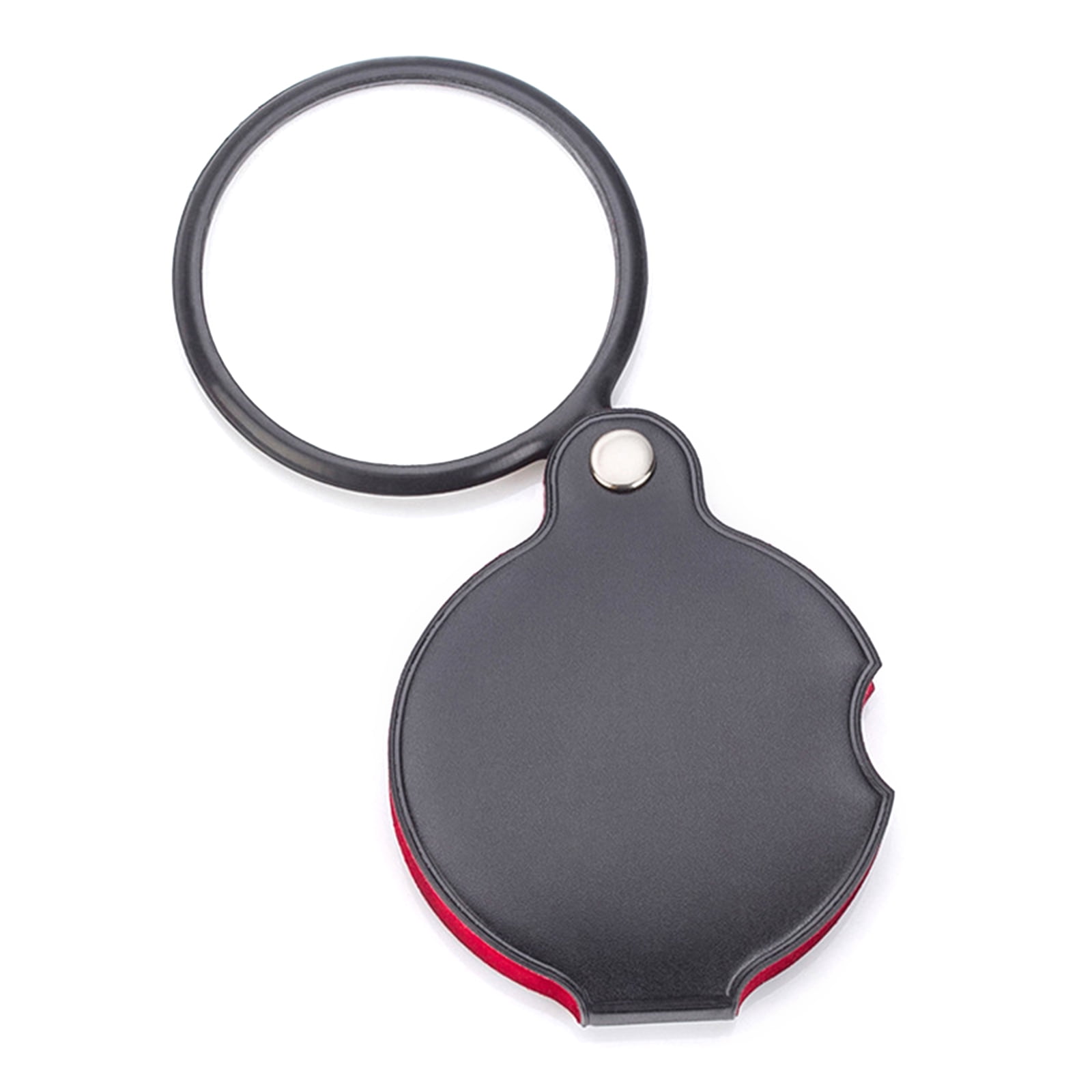 8X Mini Pocket Magnifying Glass Folding Pocket Magnifier Loupe w ...