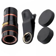 3 in 1 Universal Phone lens kit, Fish Eye Lens + Wide-Angle Lens ...