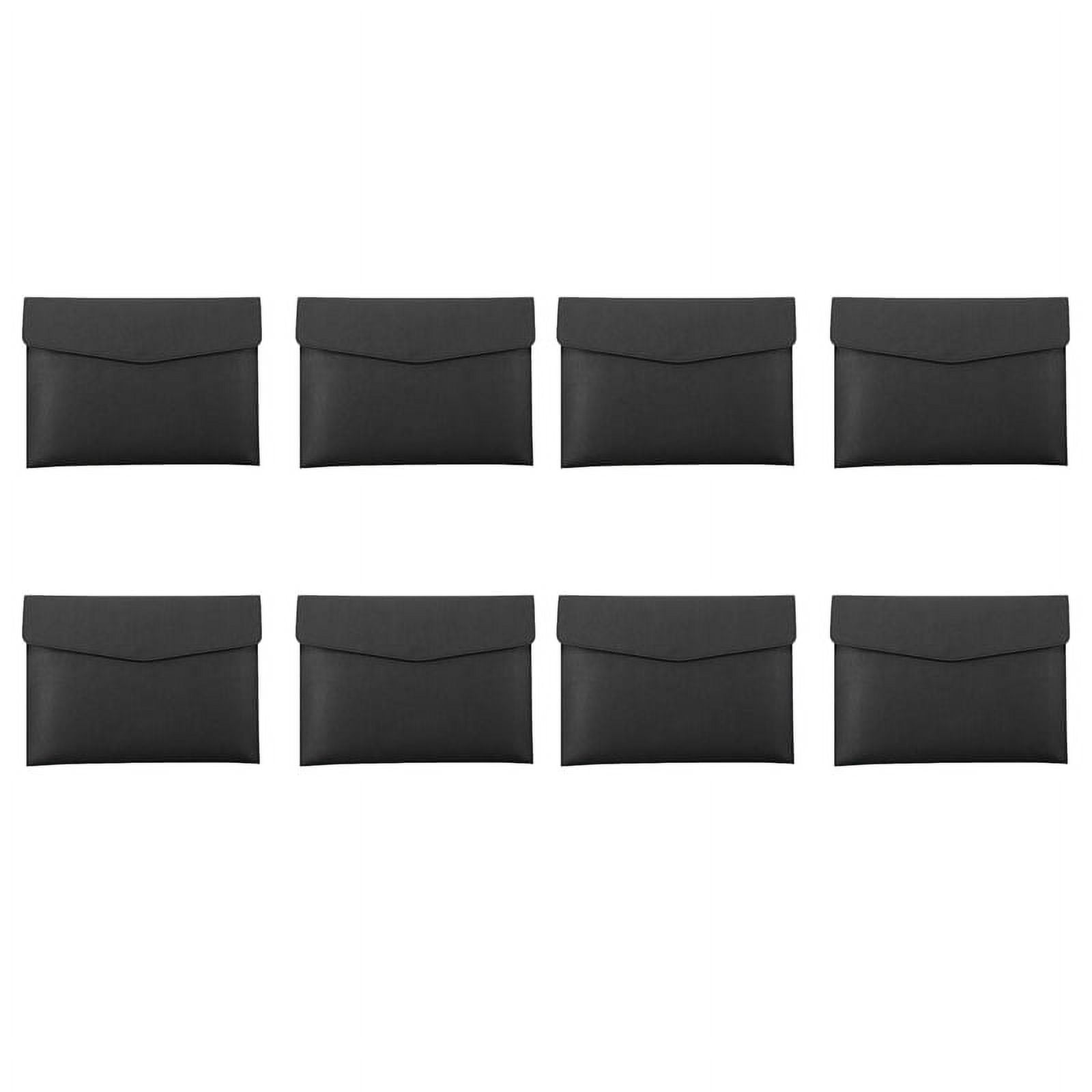 8X PU Leather A4 File Folder Document Holder Waterproof Portfolio ...