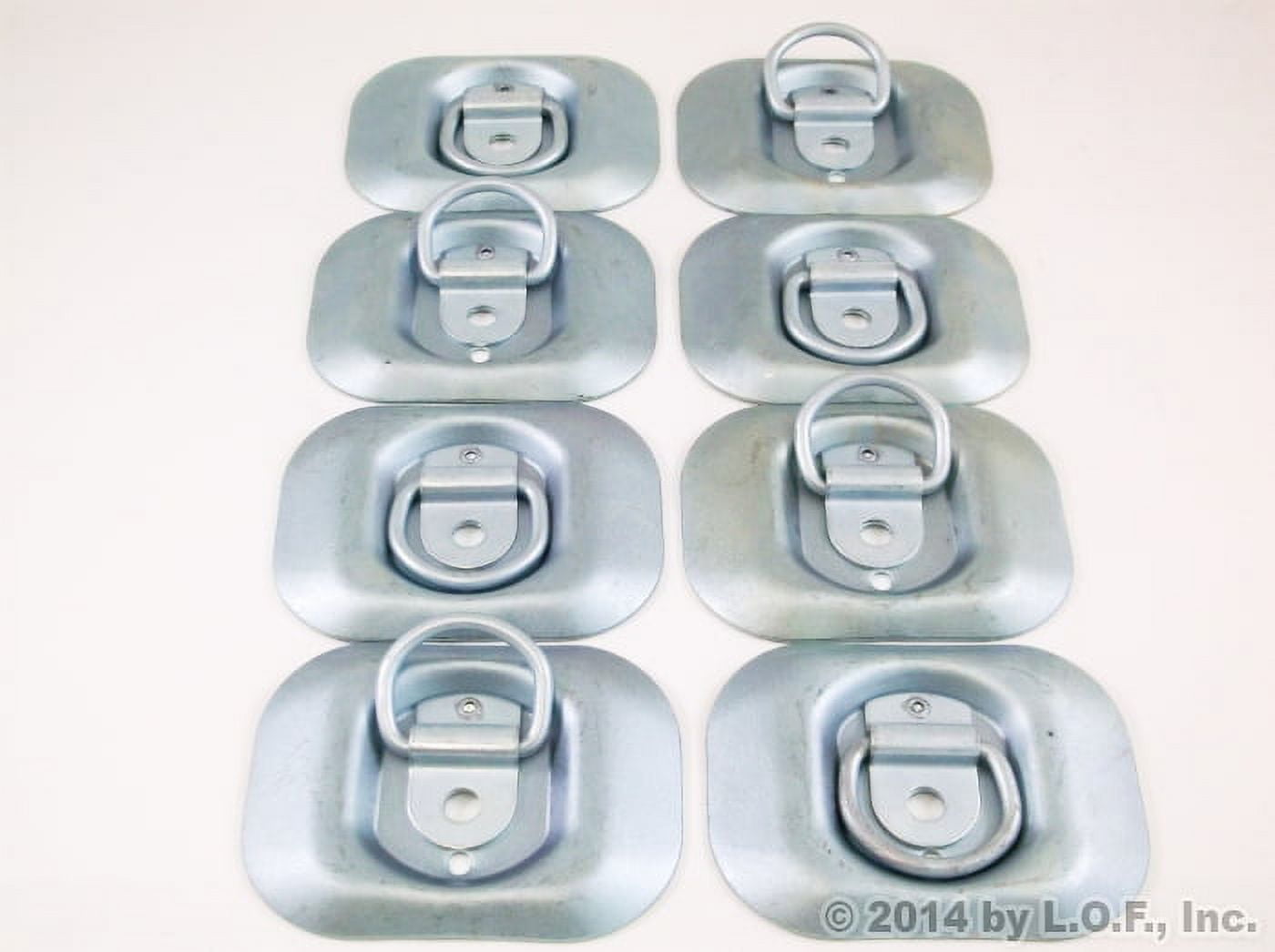 8X Pan Fitting 600 Lbs Surface Mount Tie Down Truck Trailer Cargo Rope ...