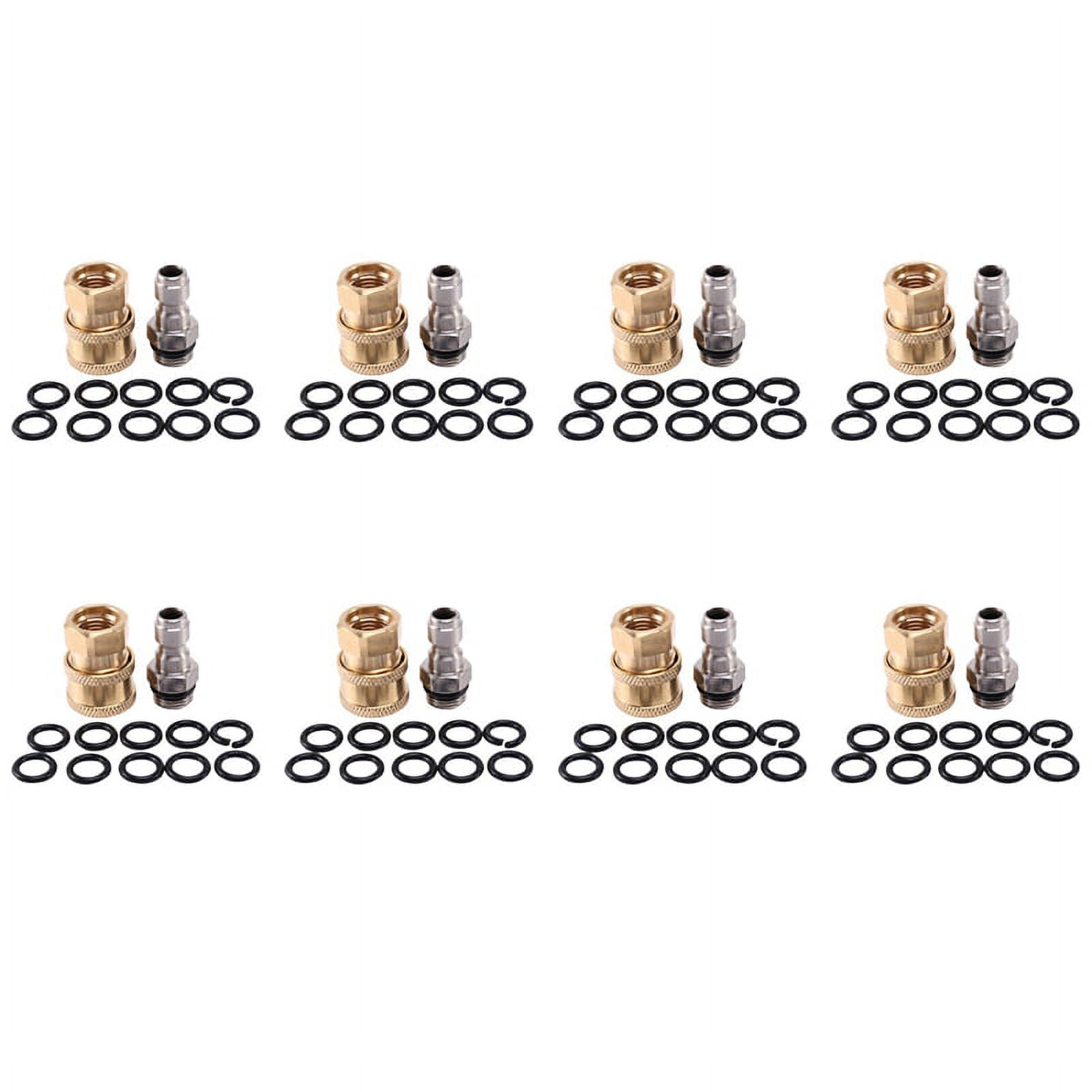 8X Pressure Washer Adapter Set,1/4 Inch Quick Disconnect Kit with 80 ...