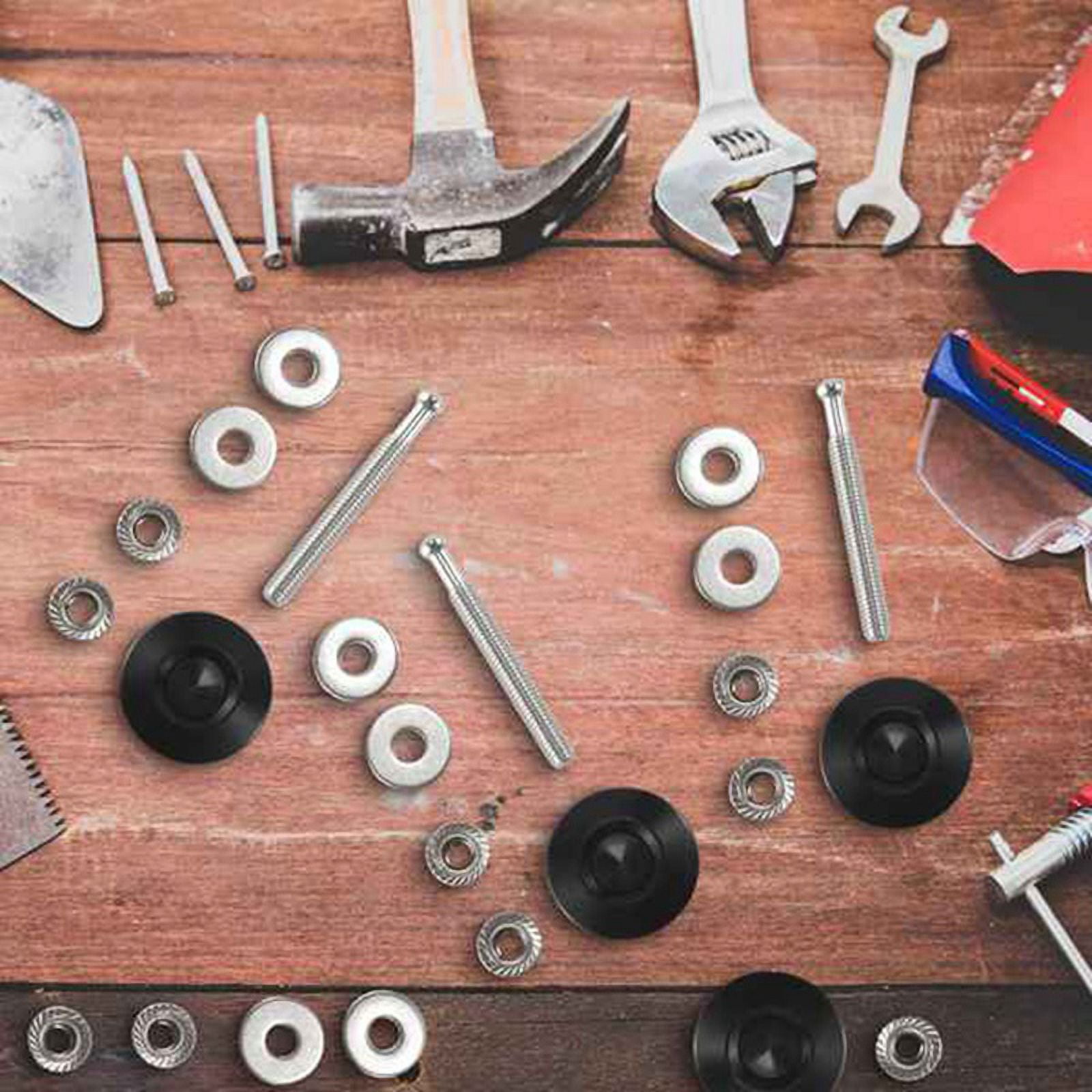 8X Push Button Quick Release Car Hood Bonnet-Latch Pin Lock Bumper Clip ...