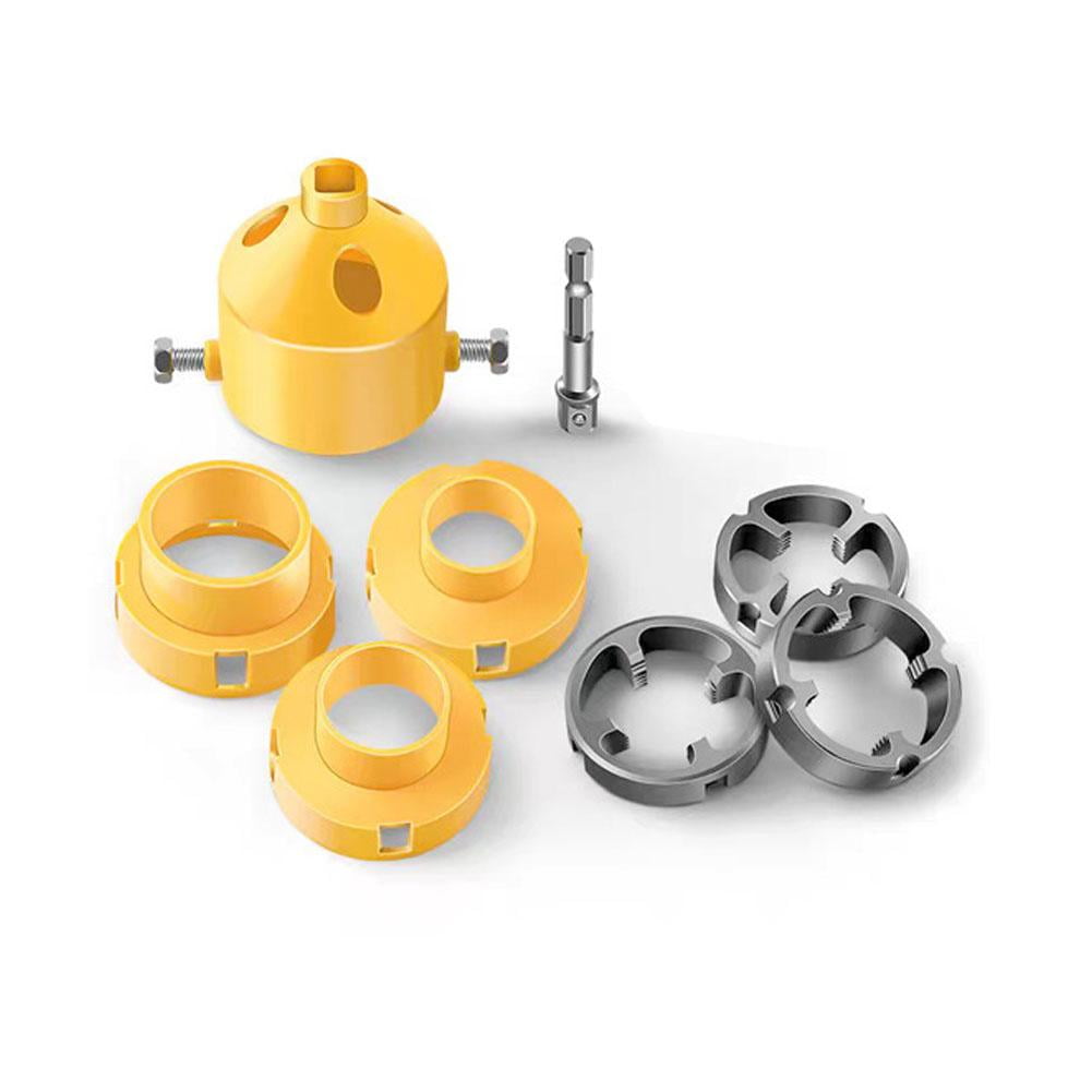 8X Round PVC Thread Maker Tool Pipe Threader Plumbing Electric Tool ...