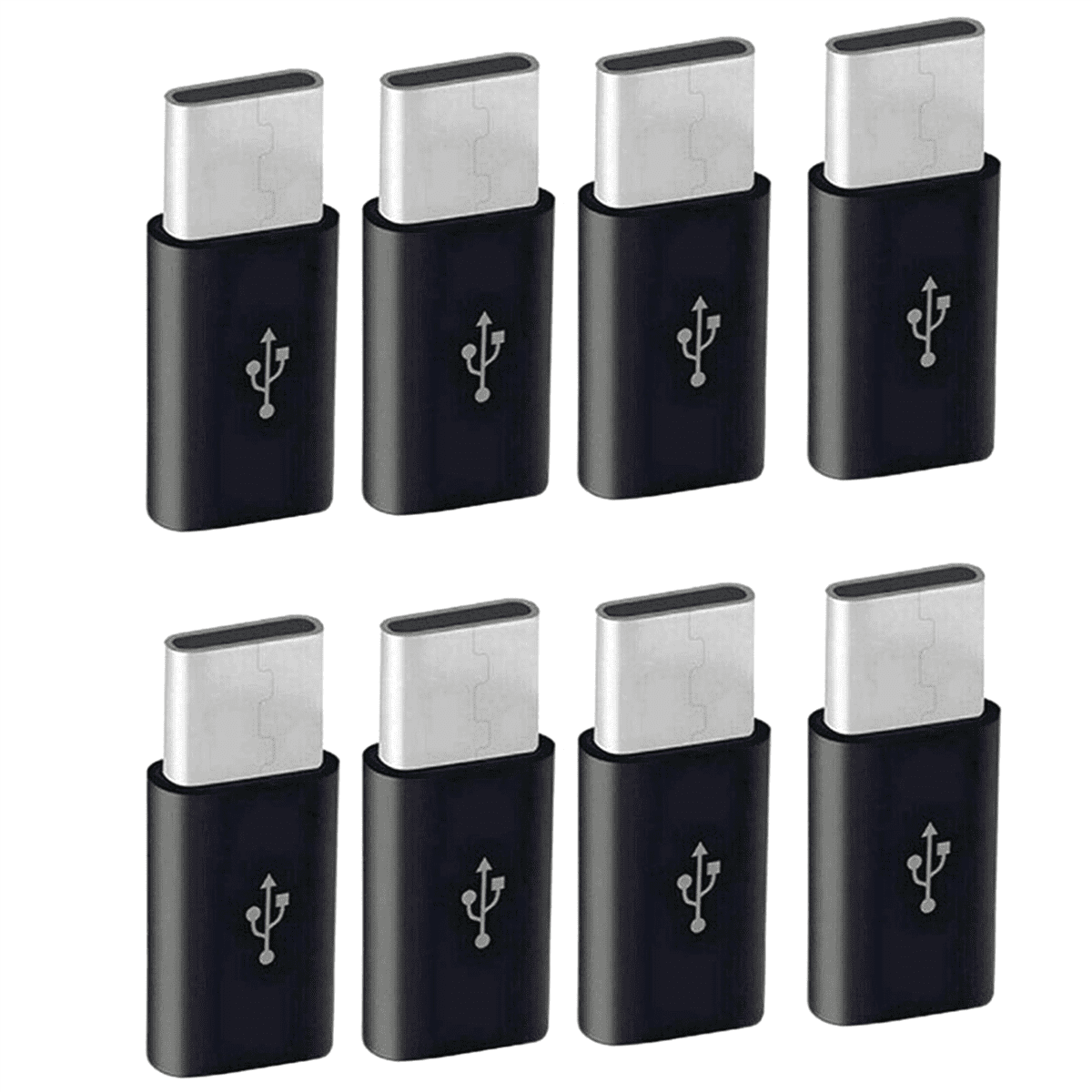 8X -USB to USB C Adapter, Mini to Typec Charging Adapter, USB Type C ...