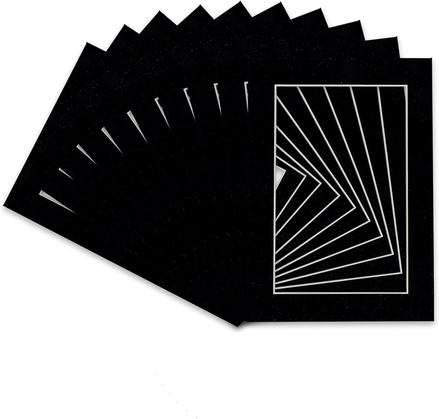 8X10 Precut Black Suede Picture Matboard For 6X8 Photo For Frames 8X10 Precut Black Suede Picture Matboard For 6X8 Photo For Frames
