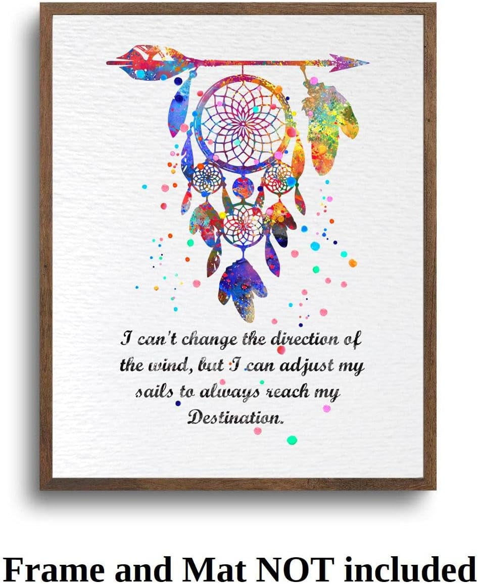 8X10 Unframed Dreamcatcher Always Reach My Destination Native American ...